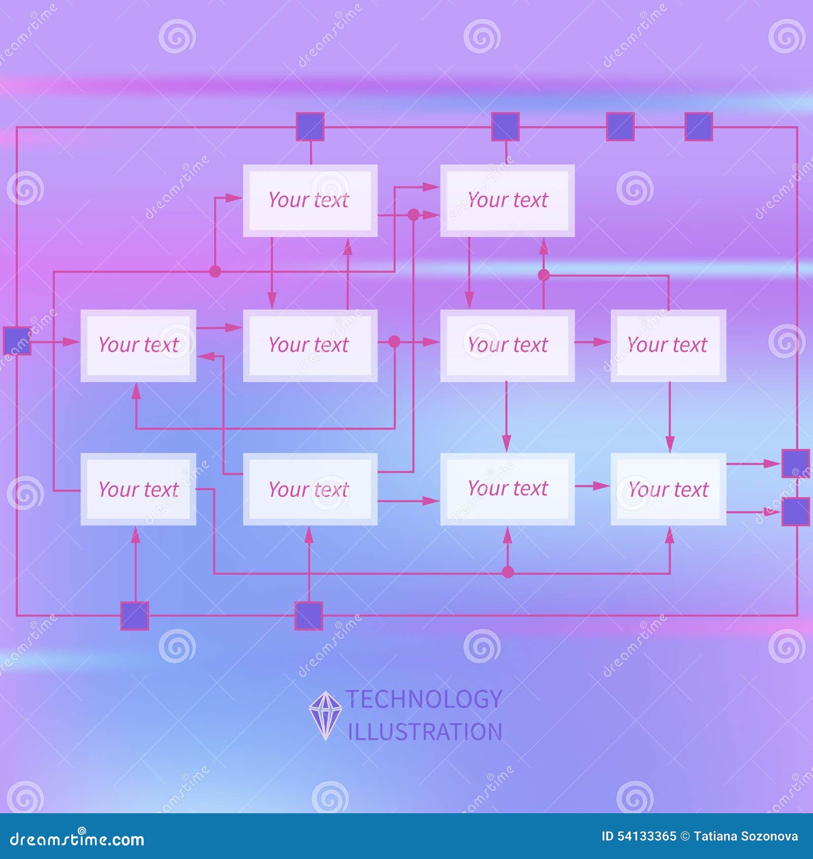 Schema stock vector. Illustration of order, component - 54133365