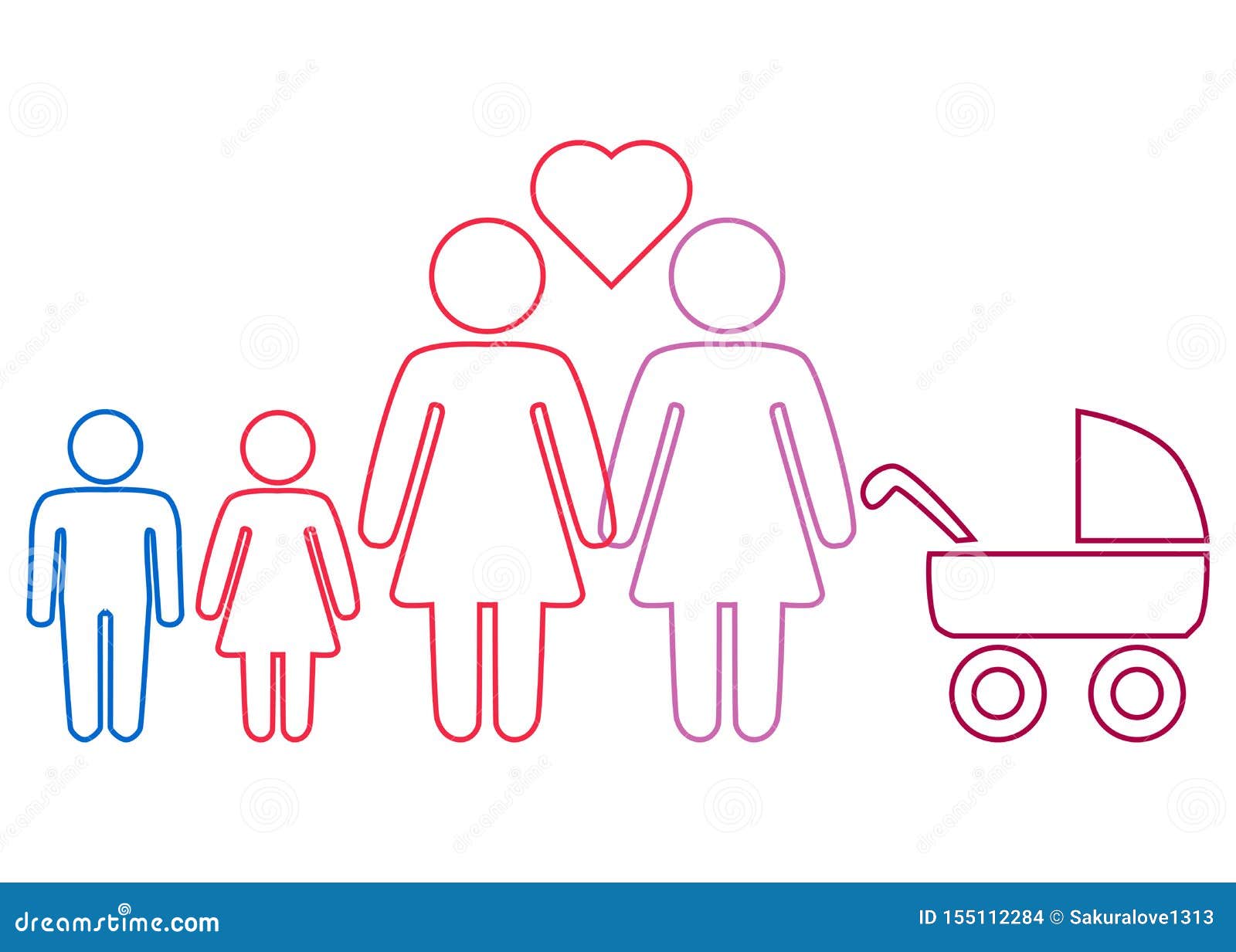 A Schematic Depiction of a Family Couple of Lesbian Women with Children ... A Schematic Depiction of a Family Couple of Lesbian Women with Children ...