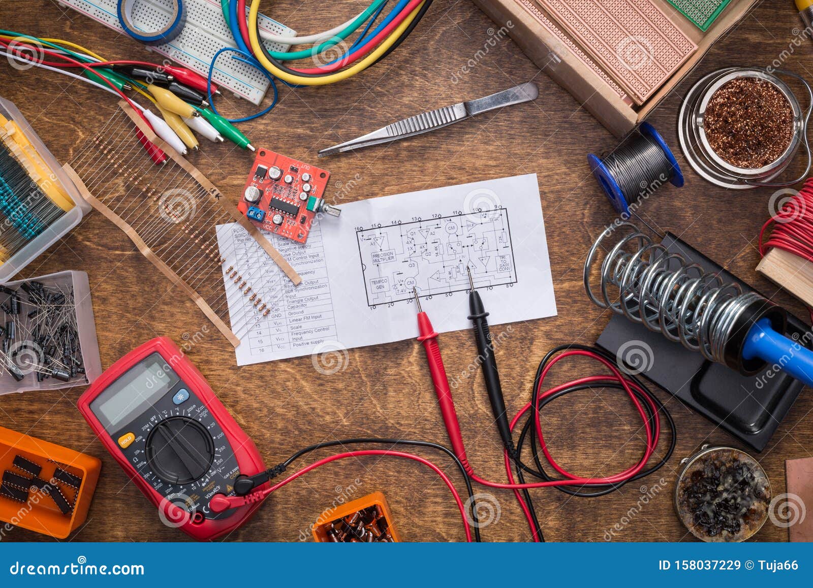 DIY Electronics Repair Making Stock Image - Image of iron, repairman ...