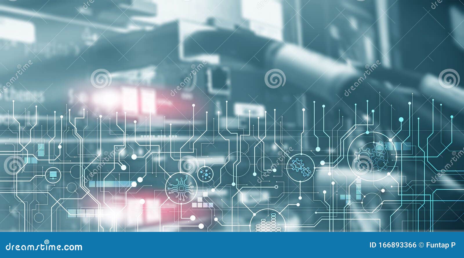 Schematic Electronic Draft Server Room Information Communication ...