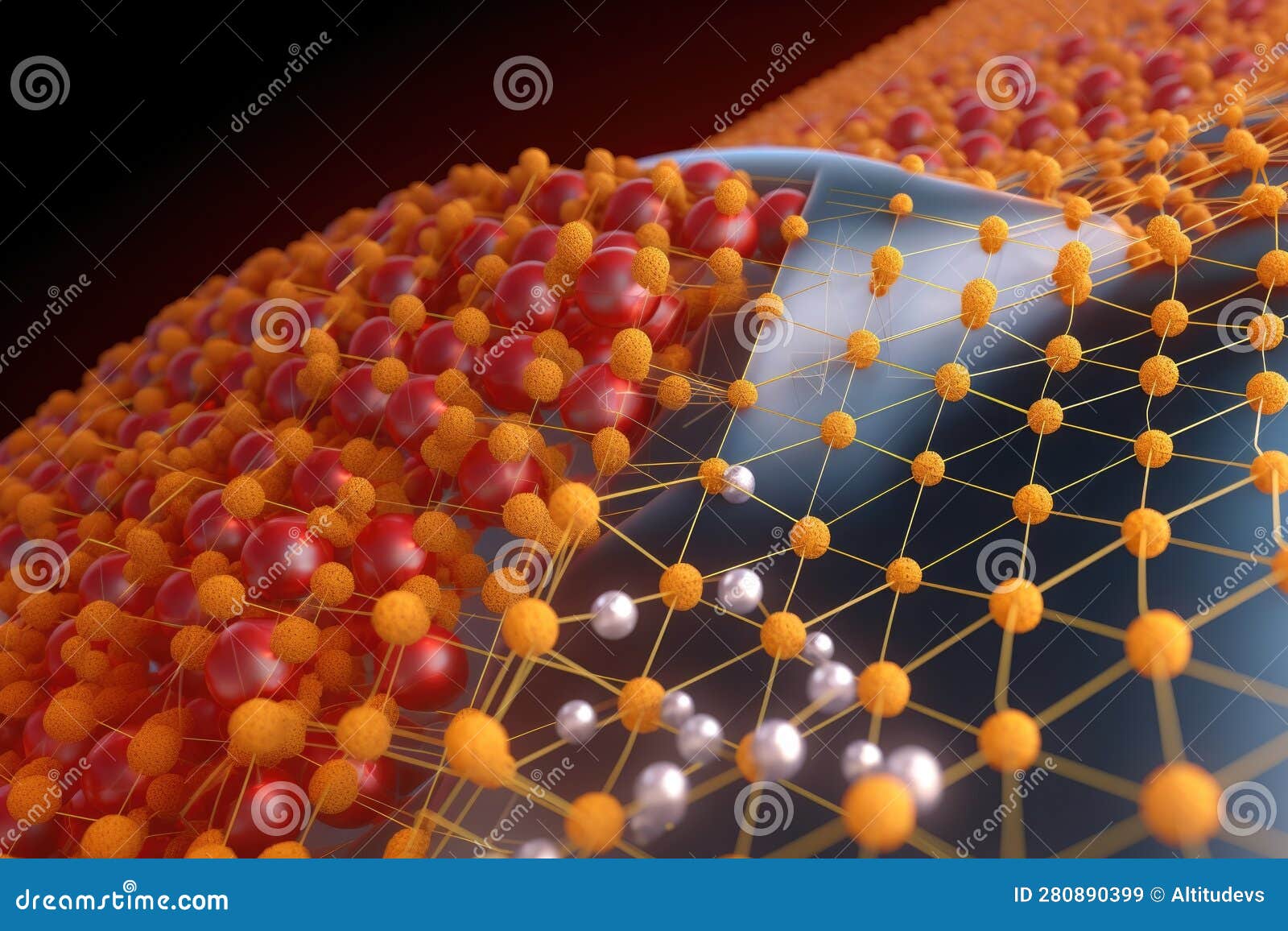 Schematic of Nanomaterial Being Used To Strengthen a Material Stock ...