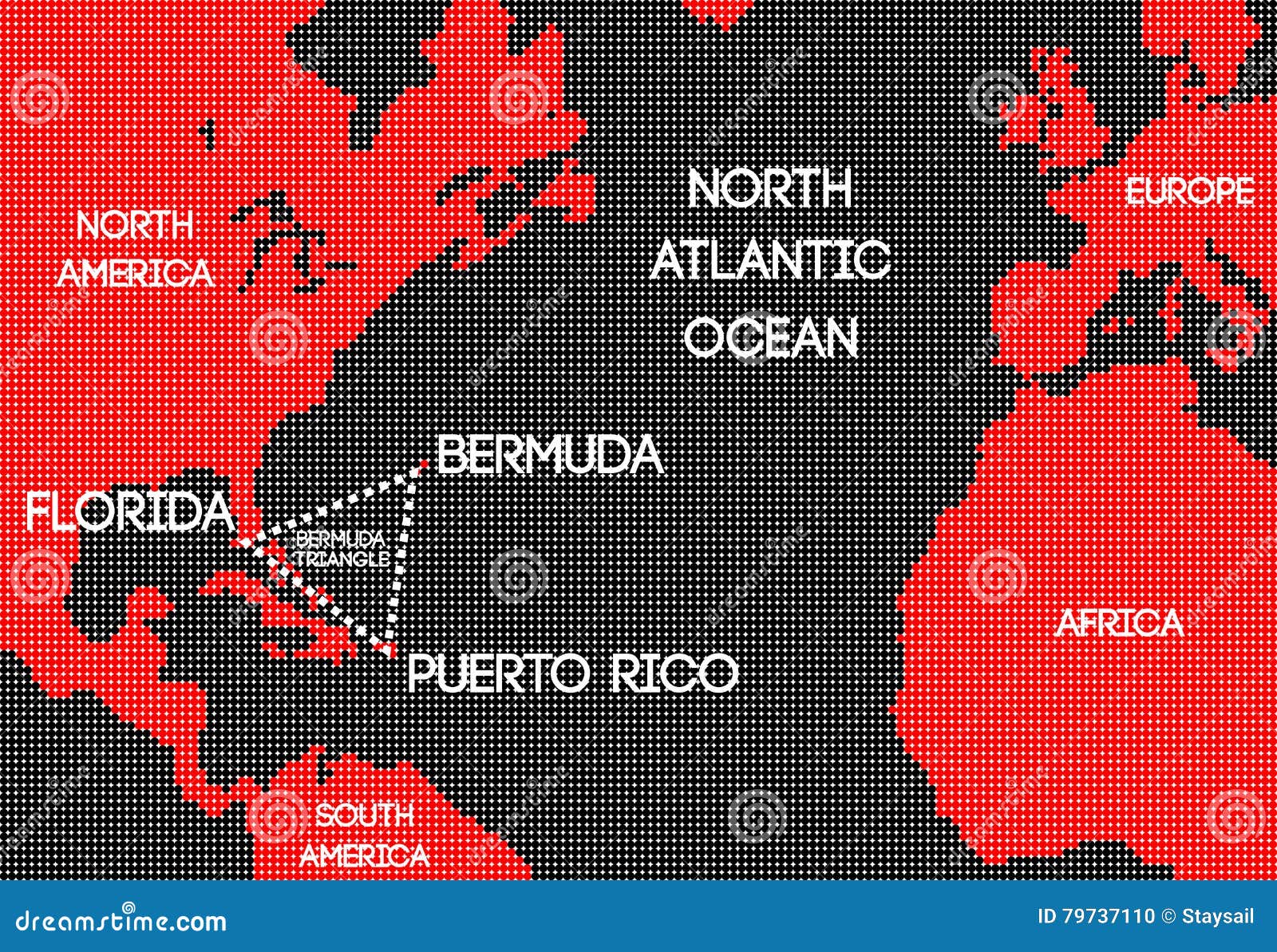 Schematic Vector Map of the Bermuda Triangle. Stock Vector ... Schematic Vector Map of the Bermuda Triangle. Stock Vector ...
