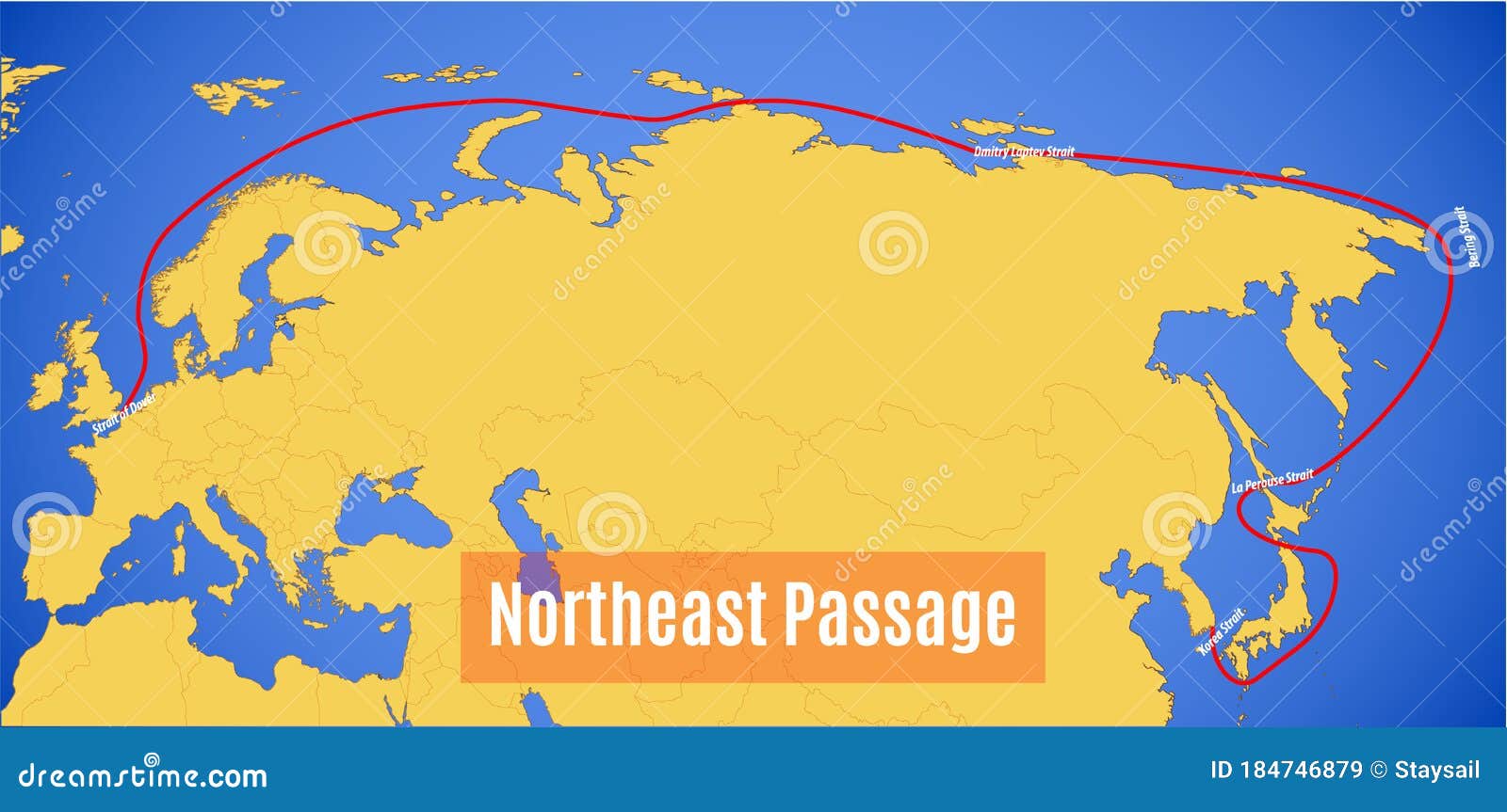 Northwest Passage World Map