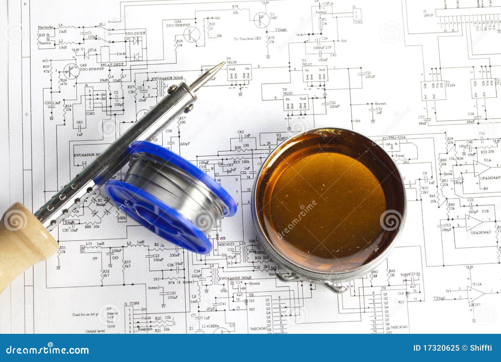 Schematisch diagram stock afbeelding. Image of elektricien - 17320625