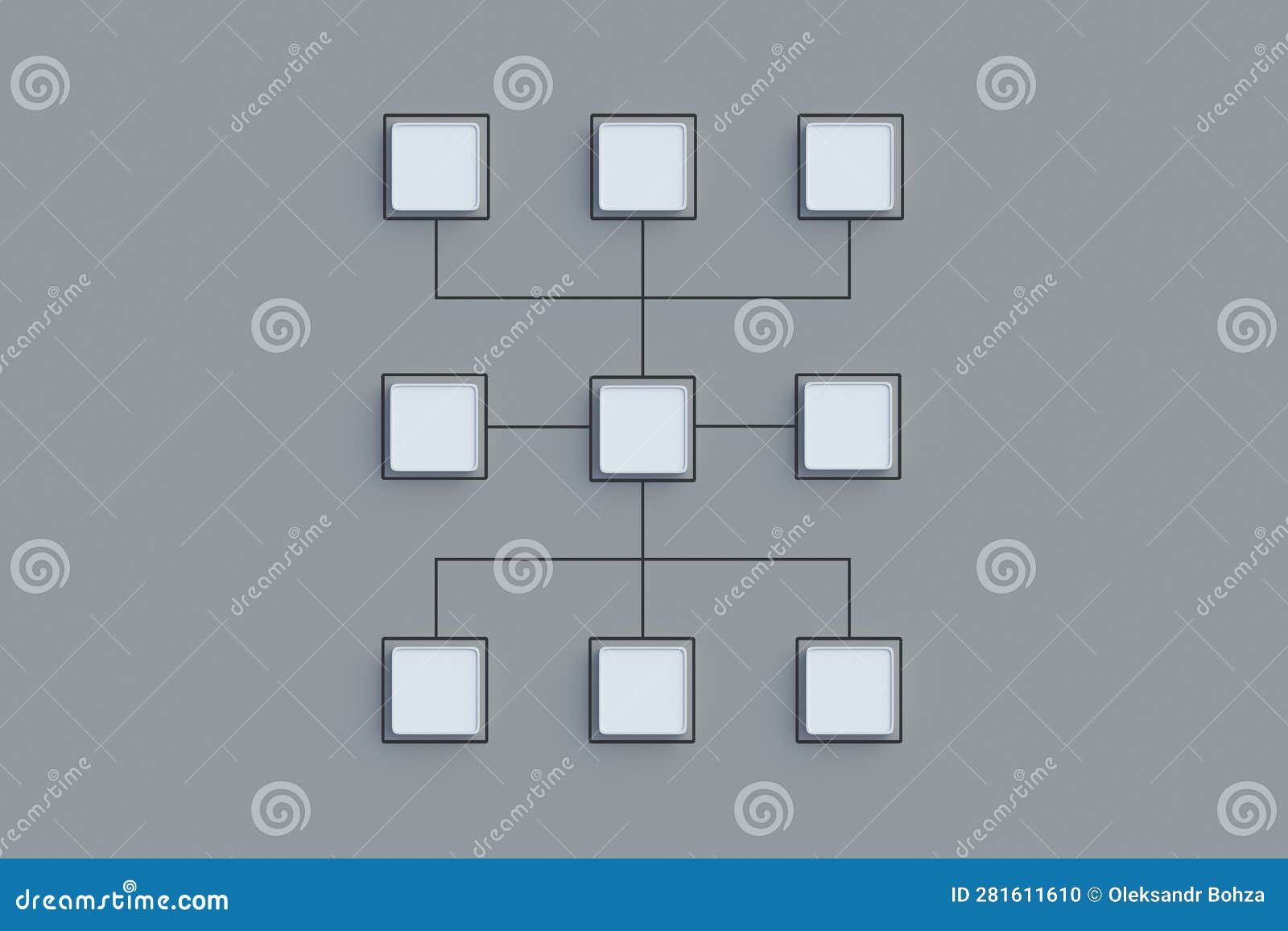 Scheme Made From Empty Buttons Stock Illustration Illustration Of Organizational