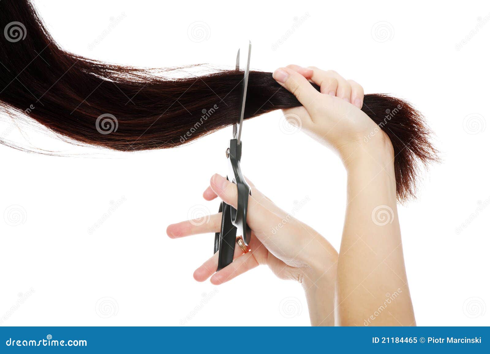 Scheren, Die Haar Schneiden Stockbild - Bild von getrennt, frau: 21184465