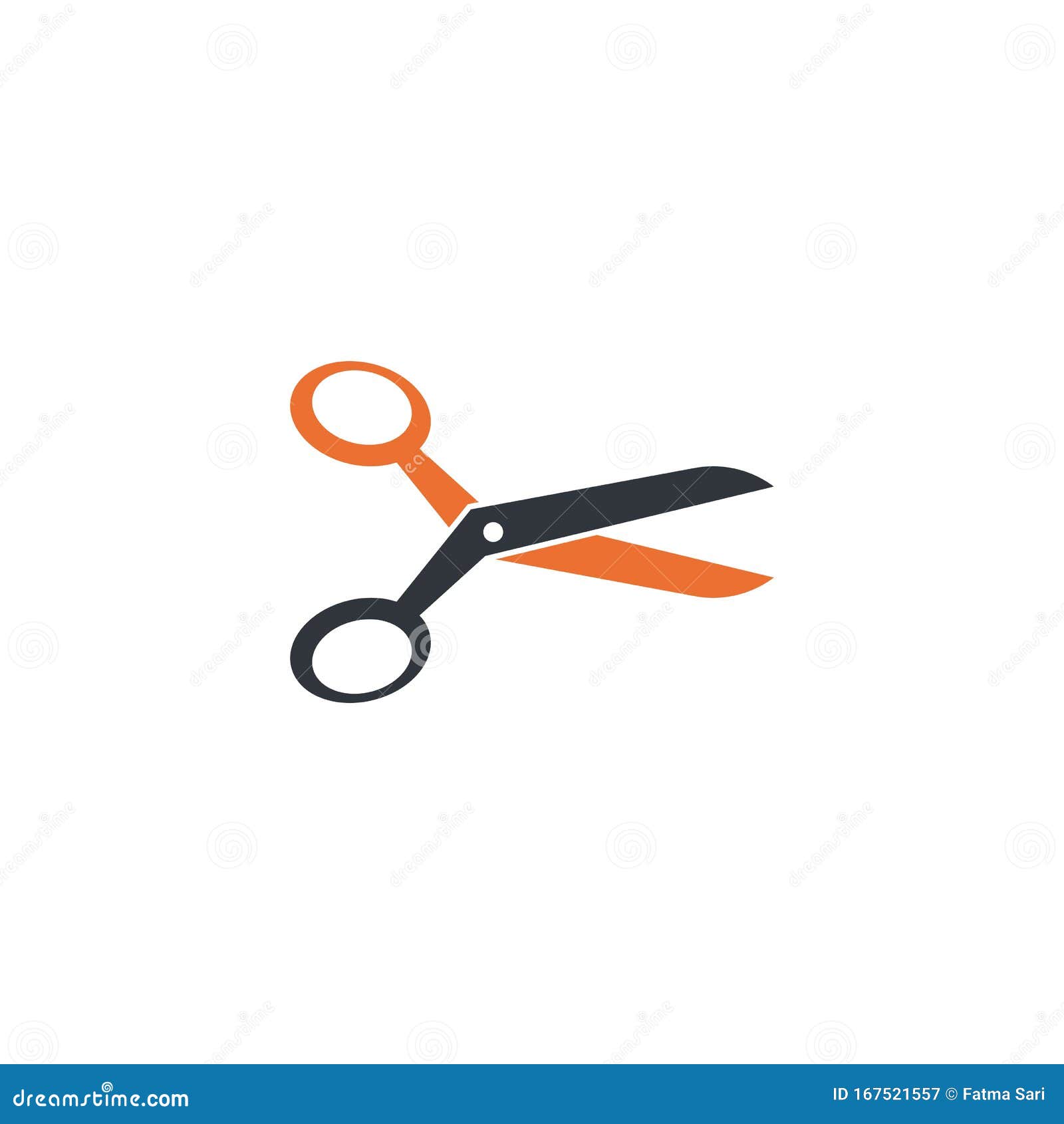 Scheren-Logo-Vorlagenvektorsymbol Vektor Abbildung - Illustration von ...