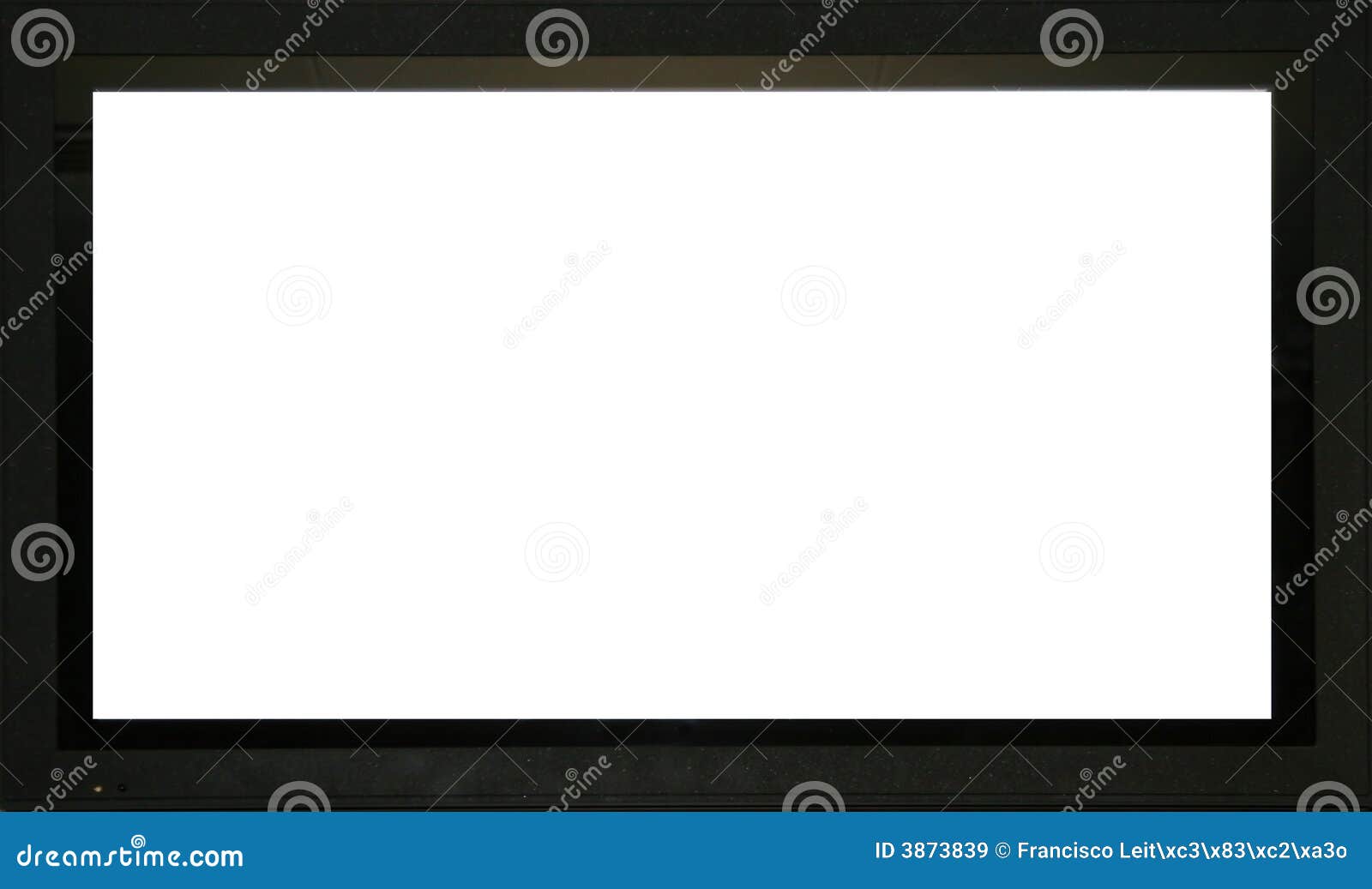 Schermo in bianco immagine stock. Immagine di calcolatore - 3873839