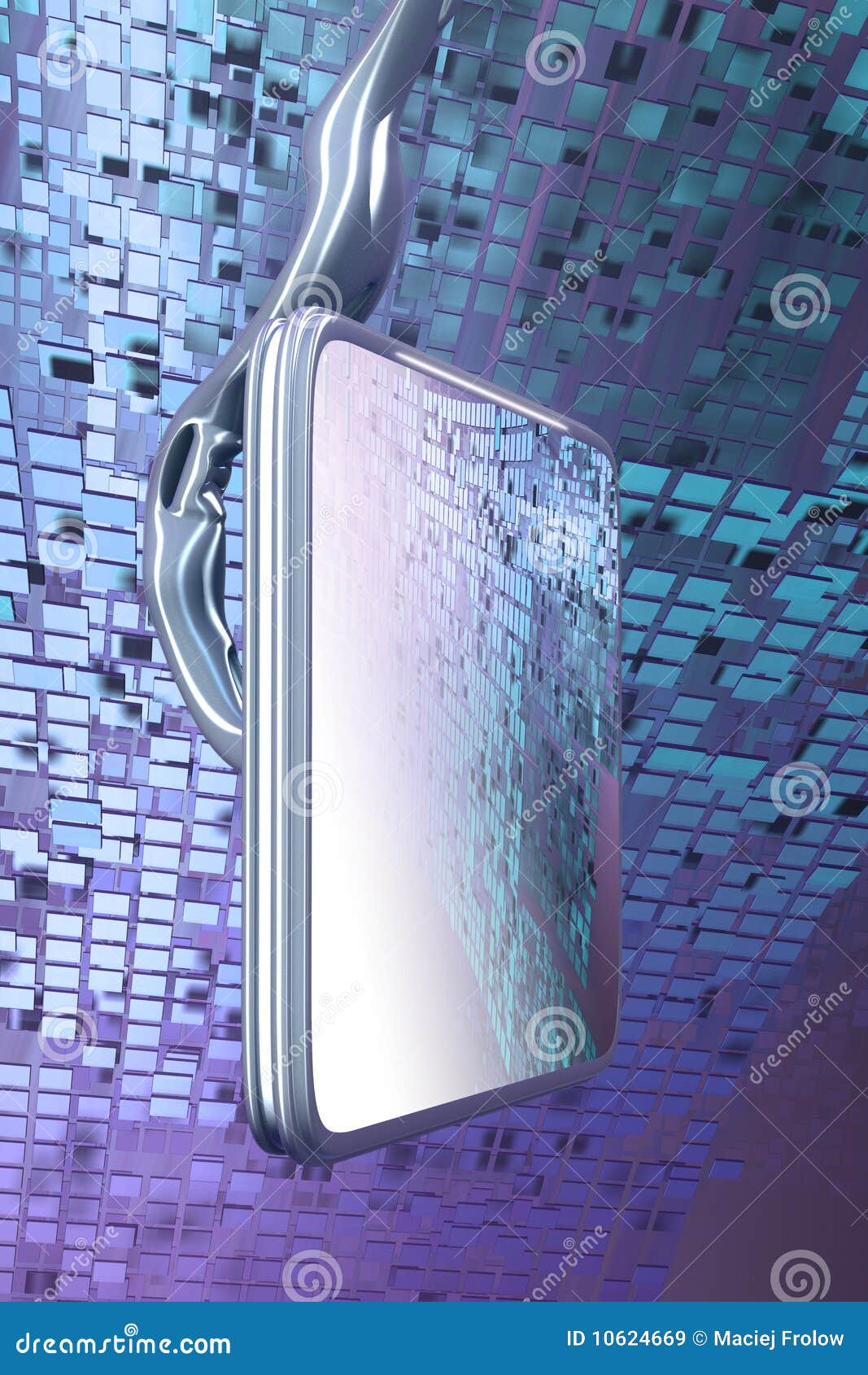 Schermo Dell'affissione a Cristalli Liquidi Illustrazione di Stock ...