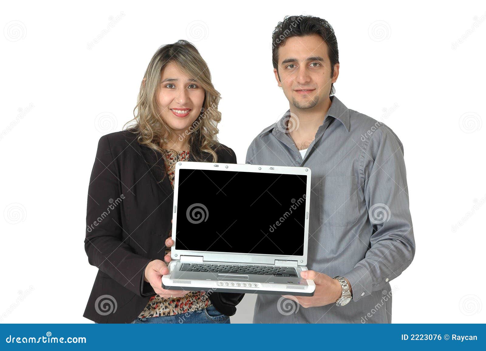 Schermo Di Computer in Bianco Fotografia Stock - Immagine di amici ...