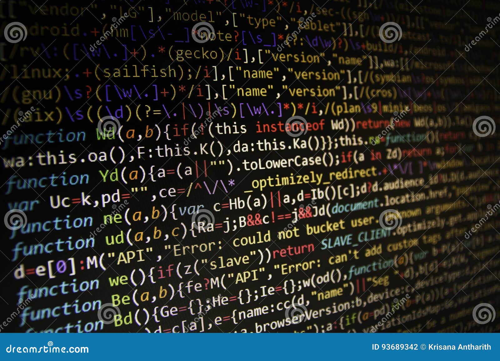 Schermo Di Programmazione Di Codice Di Sviluppatori Di Software ...