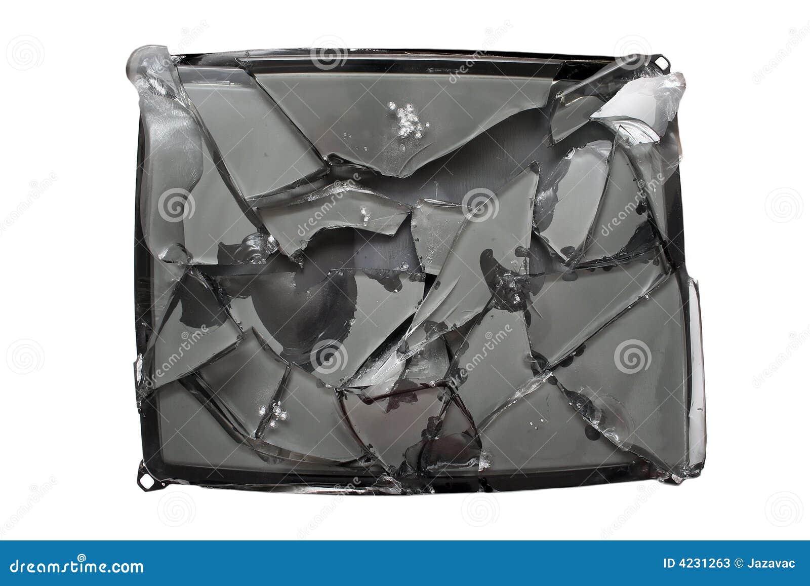 Schermo rotto immagine stock. Immagine di graffetta, immagine - 4231263