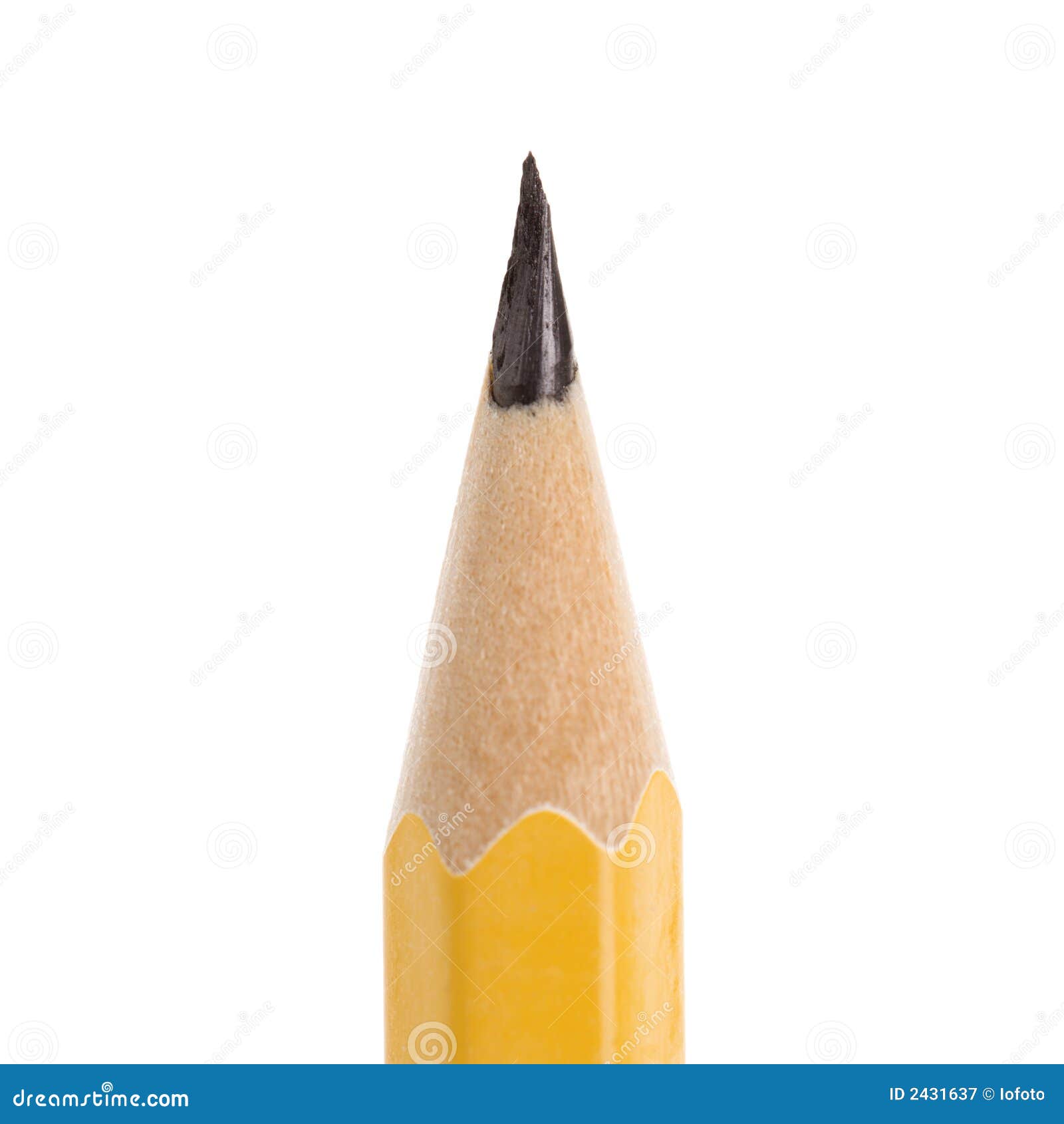 Scherp potlood. stock afbeelding. Afbeelding bestaande uit aantal - 2431637