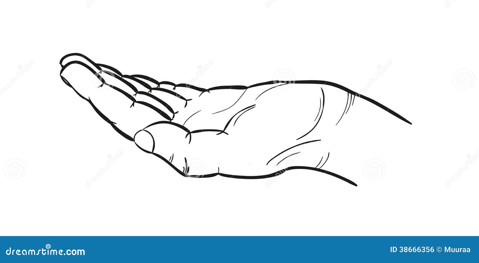 Schets van de hand vector illustratie. Illustration of wijfje - 38666356