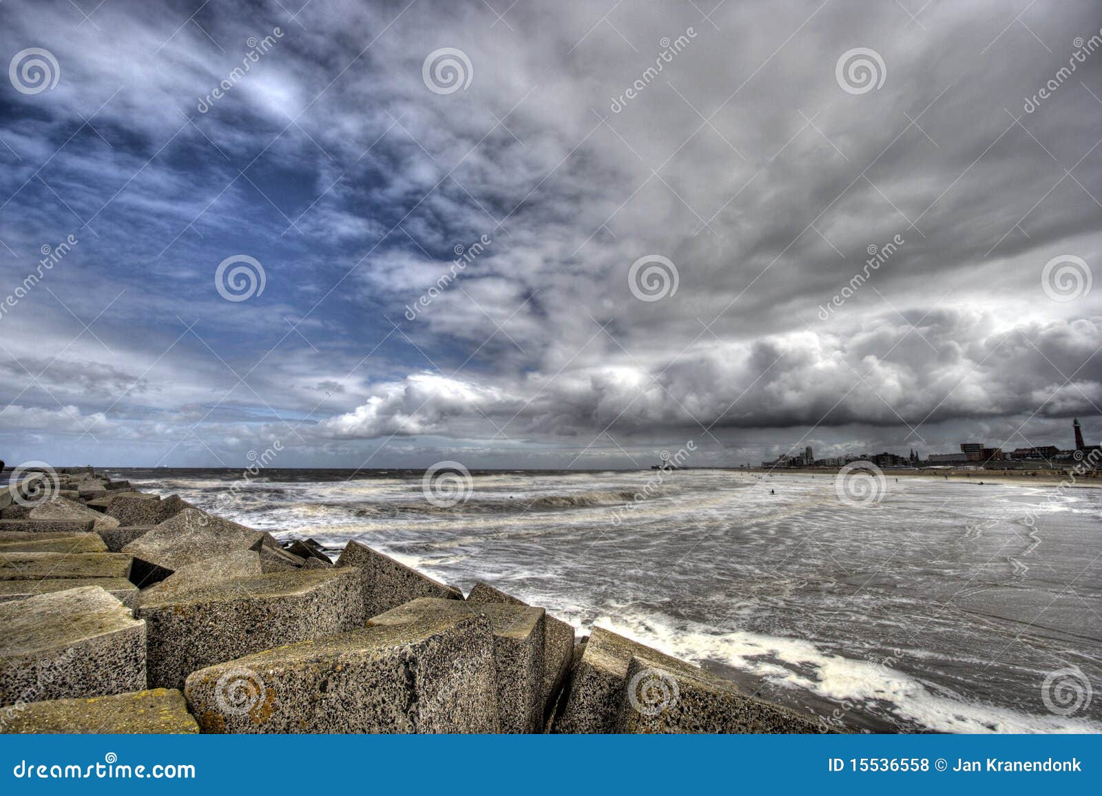 Scheveningen Storm stock photo. Image of rough, coast - 15536558