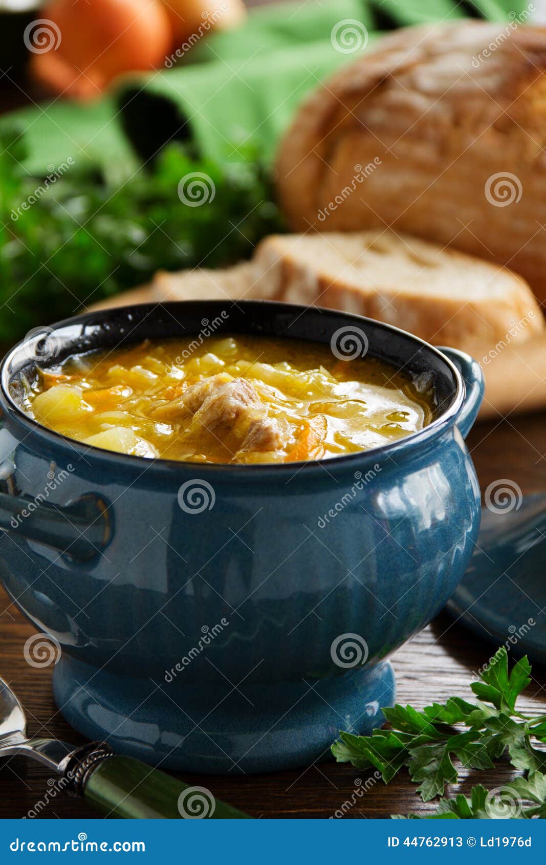 Schi-cabbage soup. stock image. Image of plate, sauerkraut - 44762913