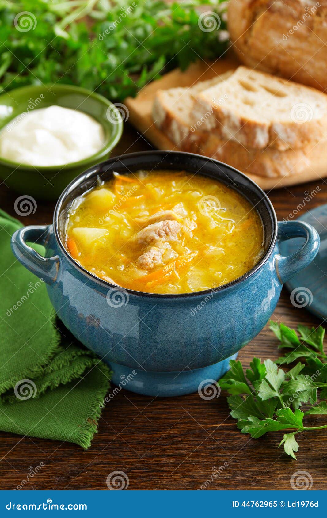 Schi-cabbage soup. stock image. Image of napkin, healthy - 44762965