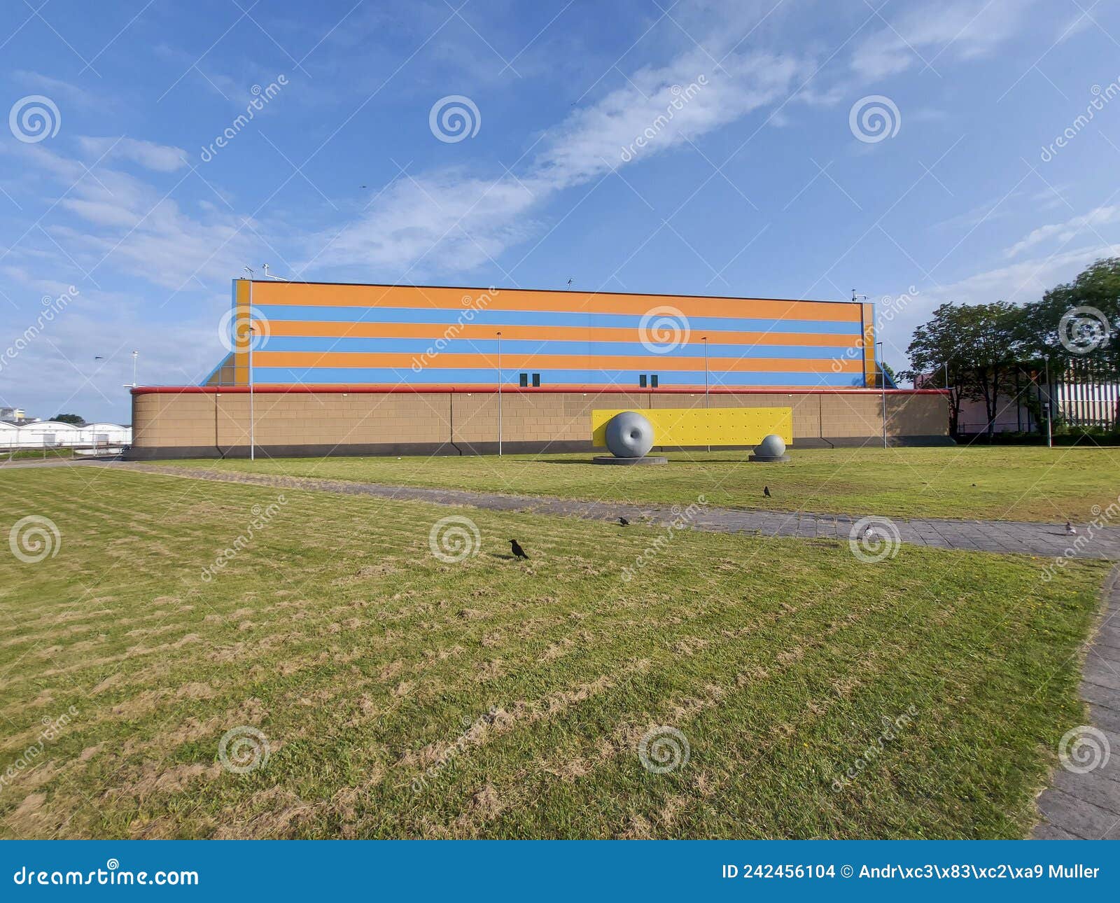 The Schie in Rotterdam with the Rotterdam Penitentiary Editorial Stock ...