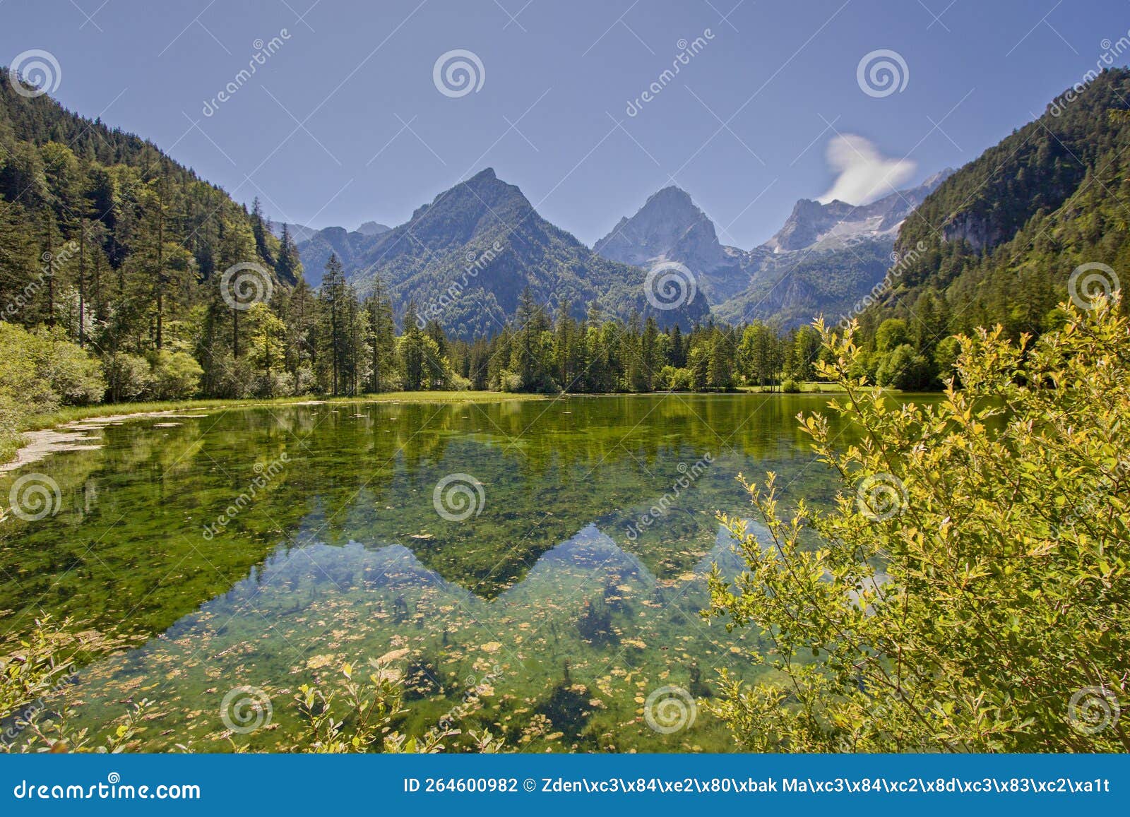 Schiederweiher Lake in Hinterstoder, Austria Stock Photo - Image of ...