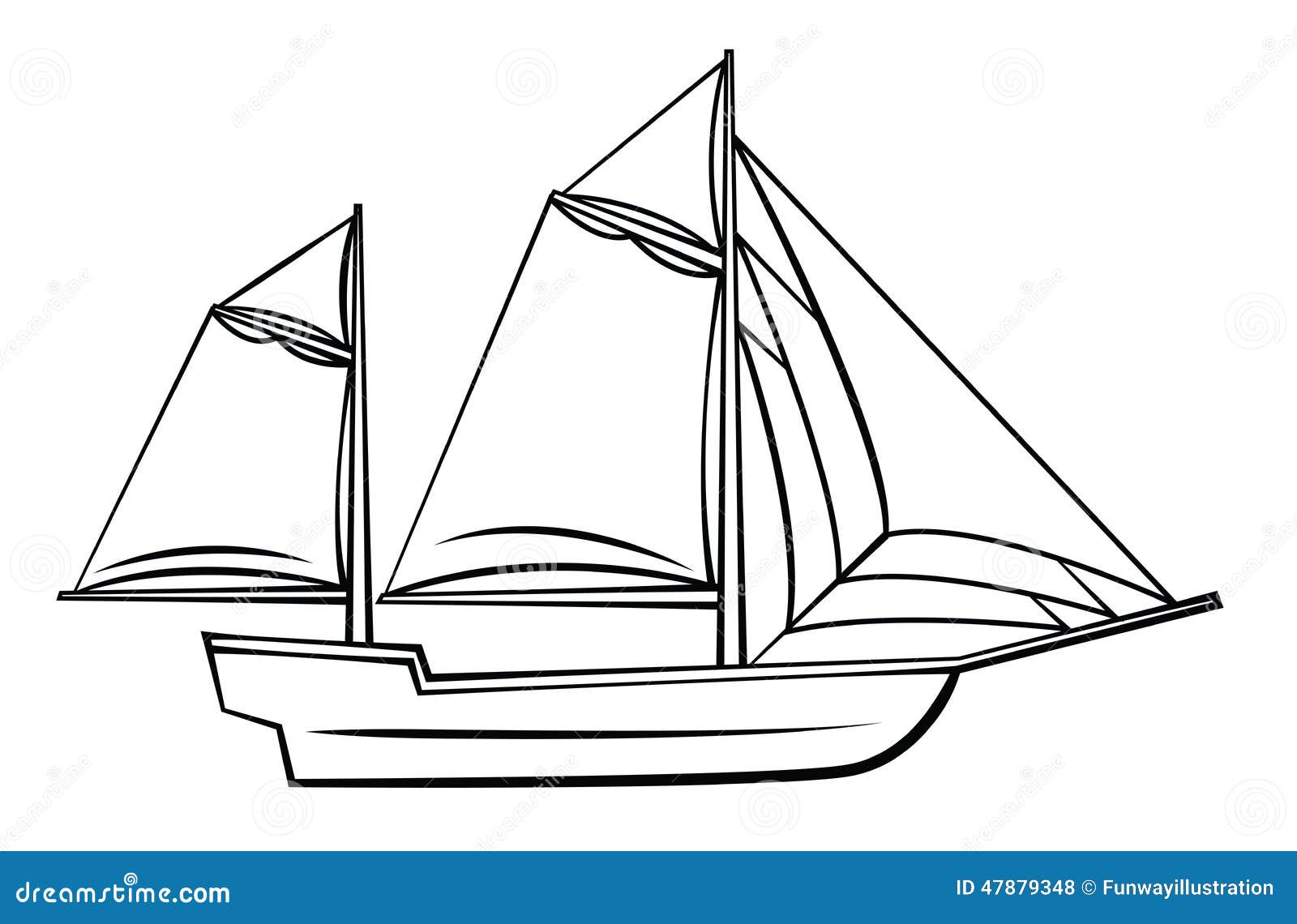 Schiffs-Symbol vektor abbildung. Illustration von segel - 47879348