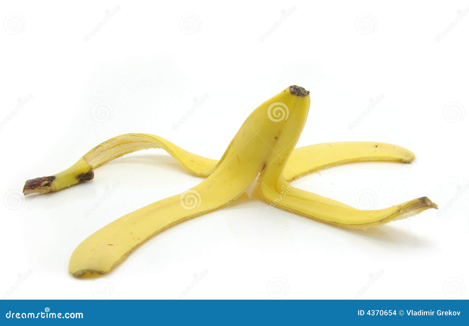 Schil van een banaan stock foto. Image of overhalen, nave - 4370654