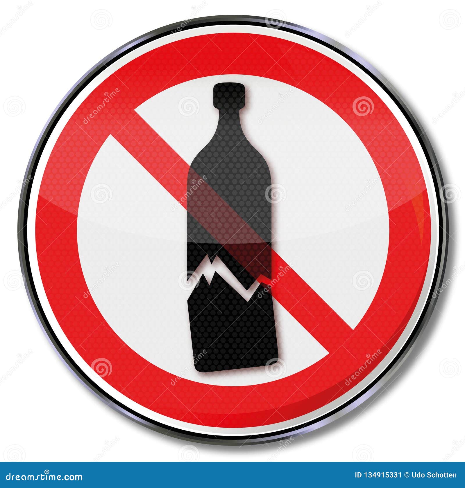 Warning of Possible Glass Breakage and Sensitive Goods Stock Vector ...