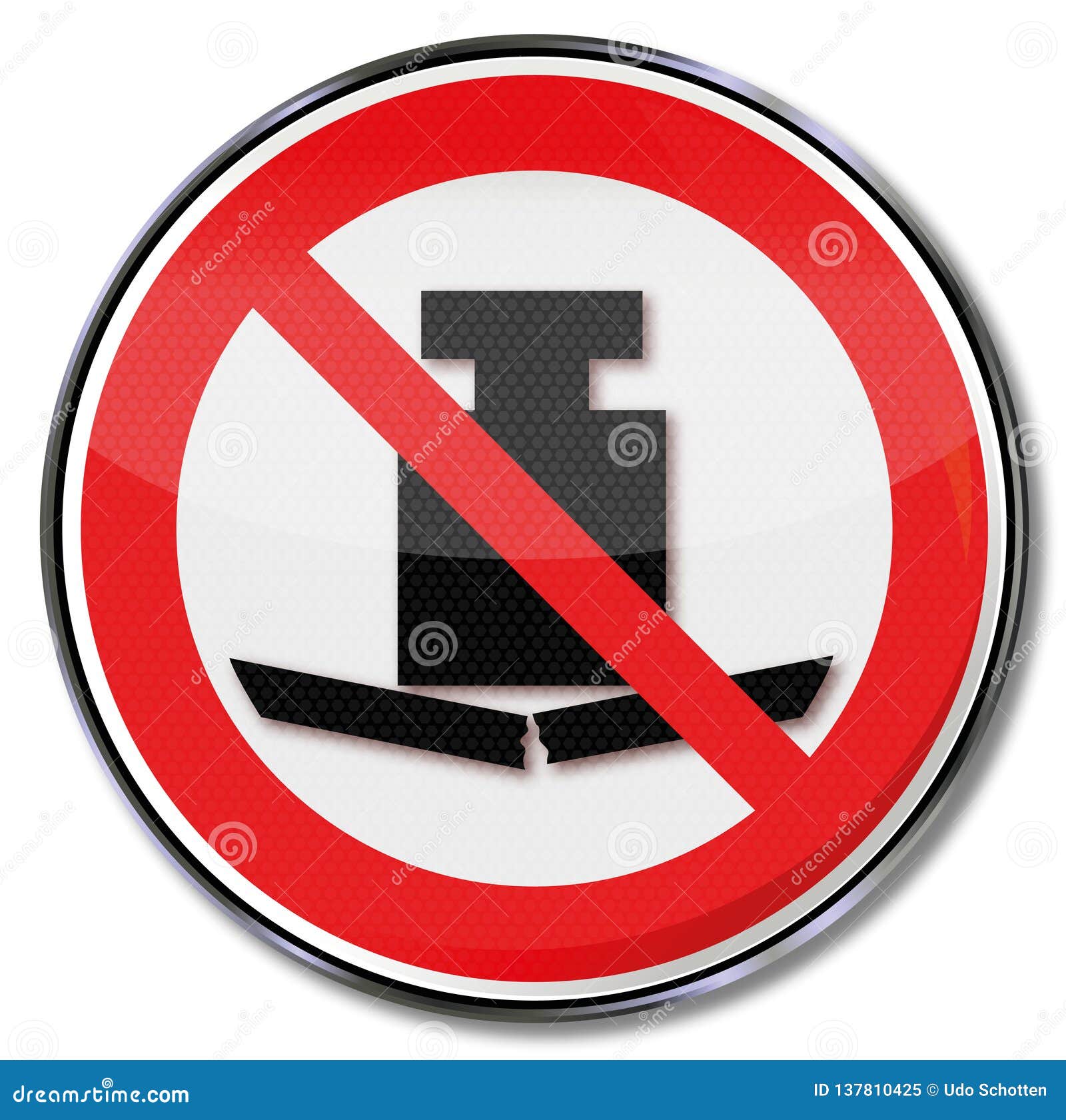 Prohibition Sign No Heavy Load Stock Vector - Illustration of ...