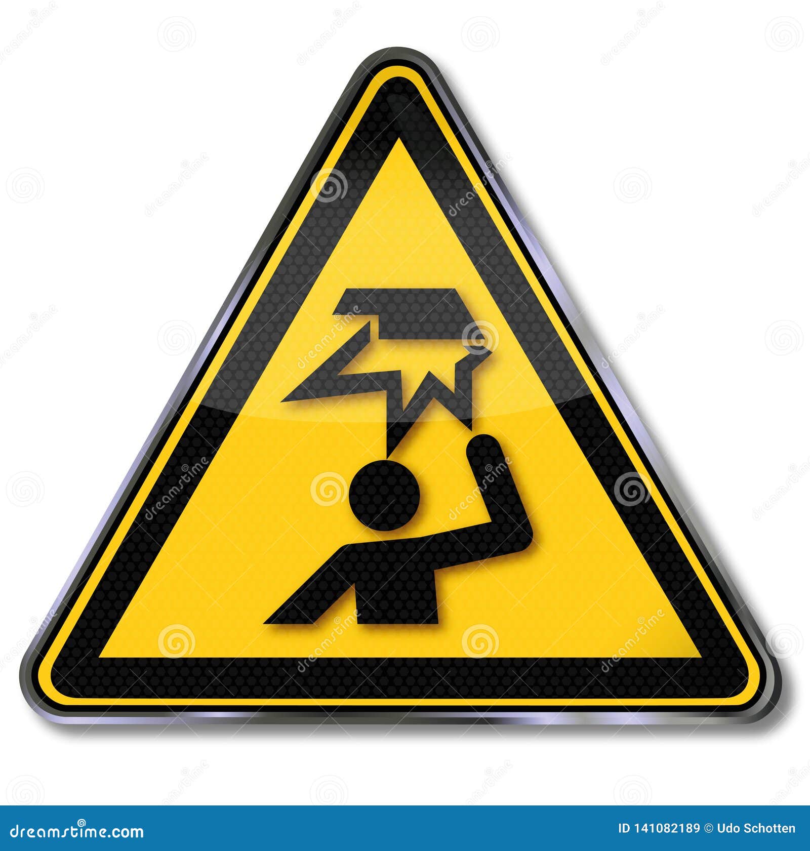 Caution Obstacles Symbol Sign, Vector Illustration, Isolate On White ...