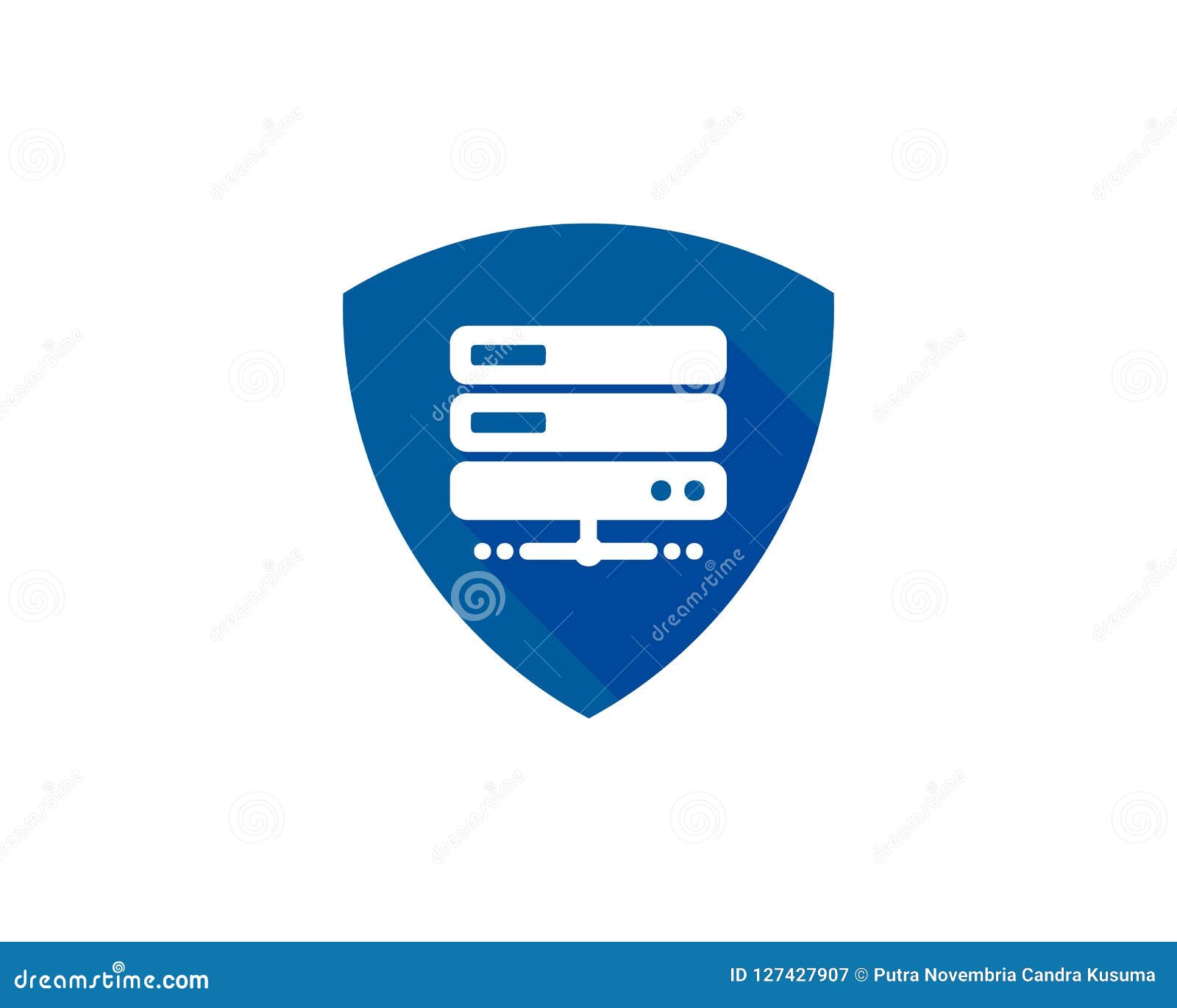 Schild-Server Logo Icon Design Stock Abbildung - Illustration von ...
