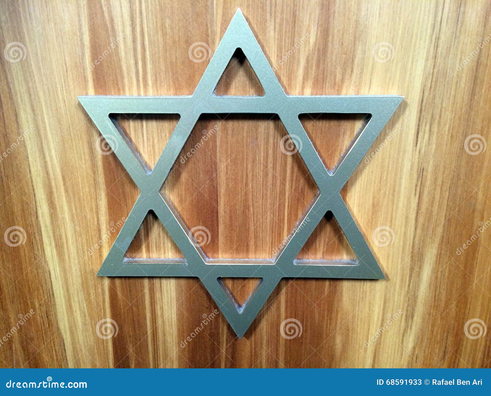 Schild Van De Achtergrond Van David of Van De Jodenster Stock ...