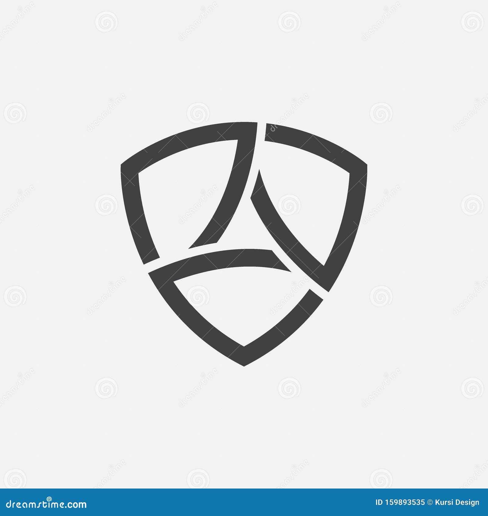 Schildsymbol stock abbildung. Illustration von ikone - 159893535