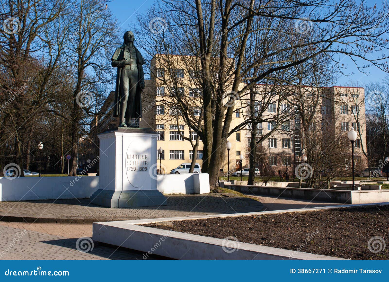 Schiller Monument in Kaliningrad Editorial Photo - Image of russia ...