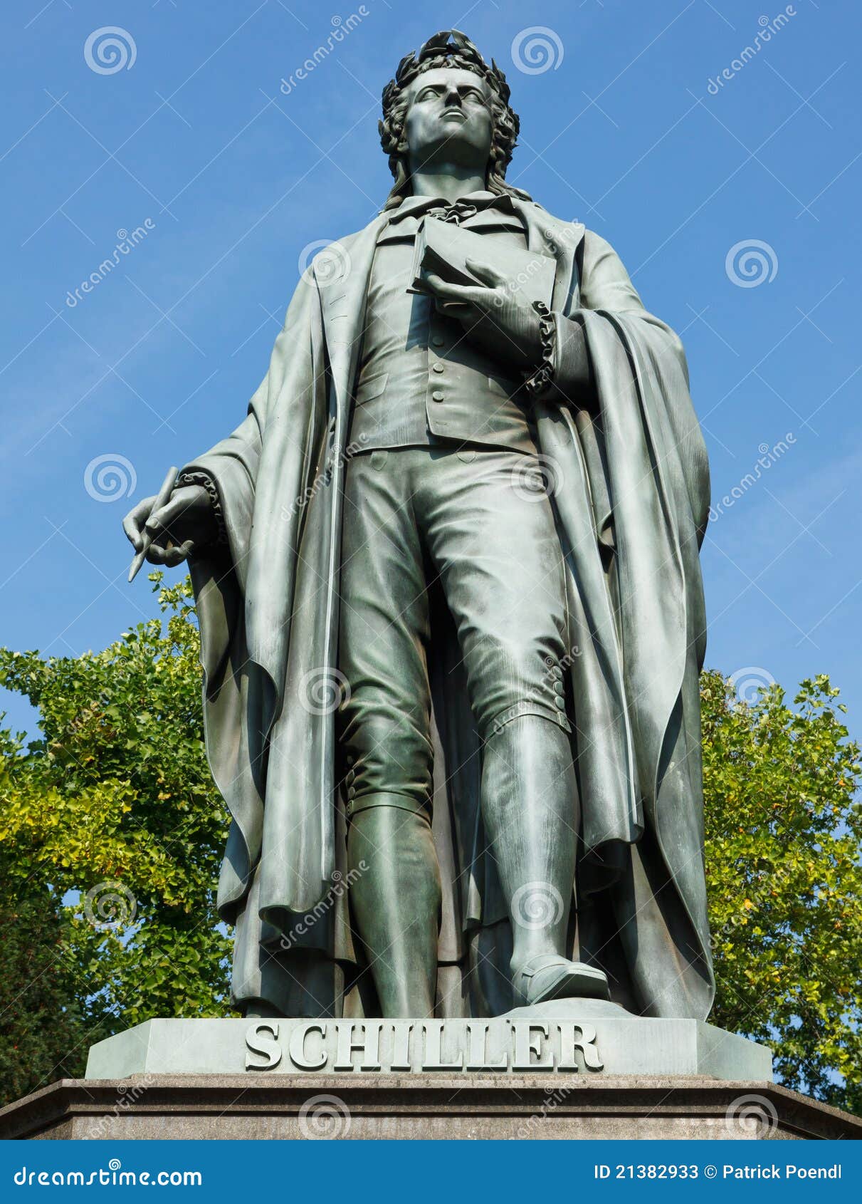 Schiller Statue stock image. Image of friedrich, historian - 21382933