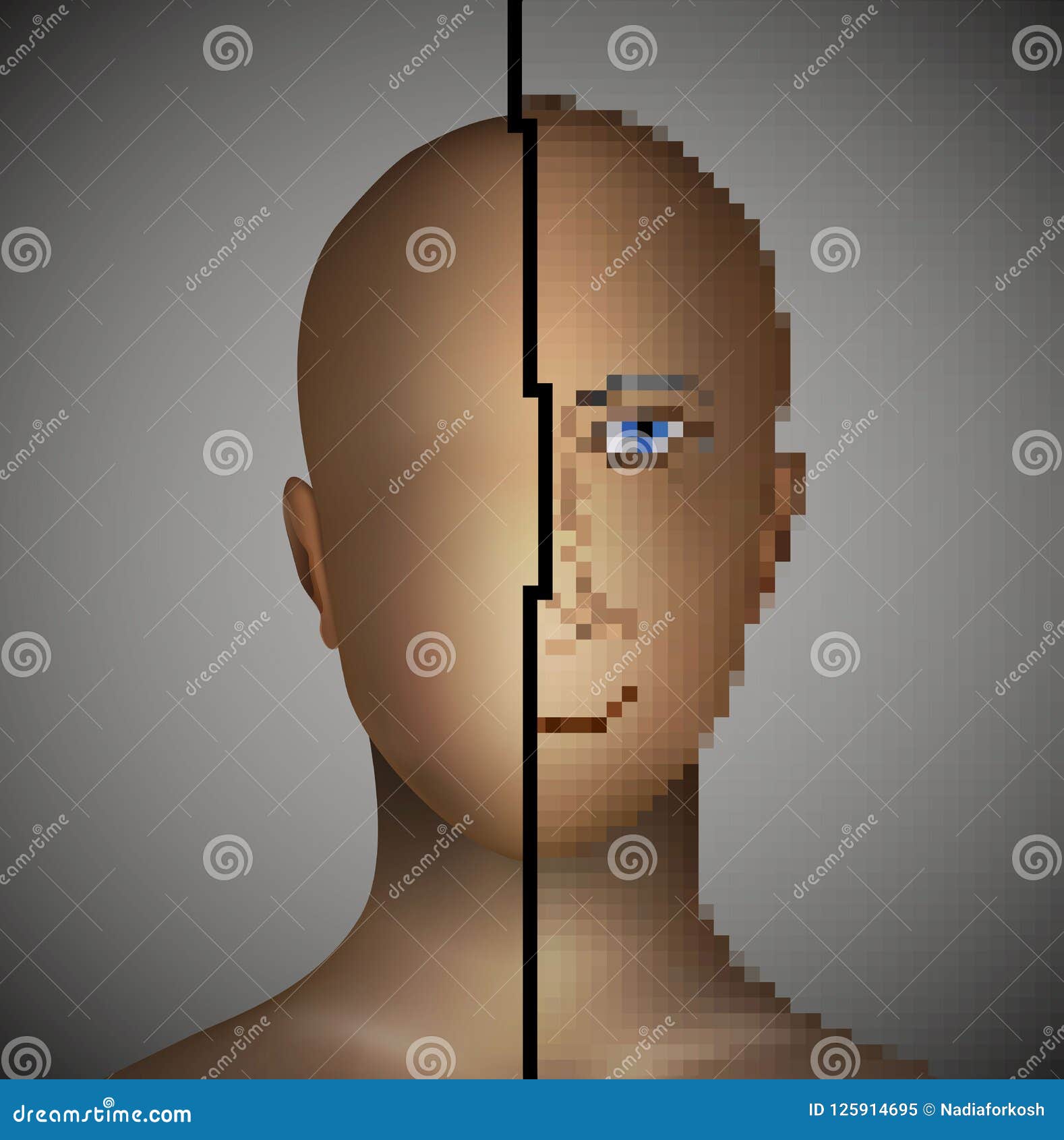 Schizophrenia Mental Problem Disease, Stock Vector - Illustration of ...