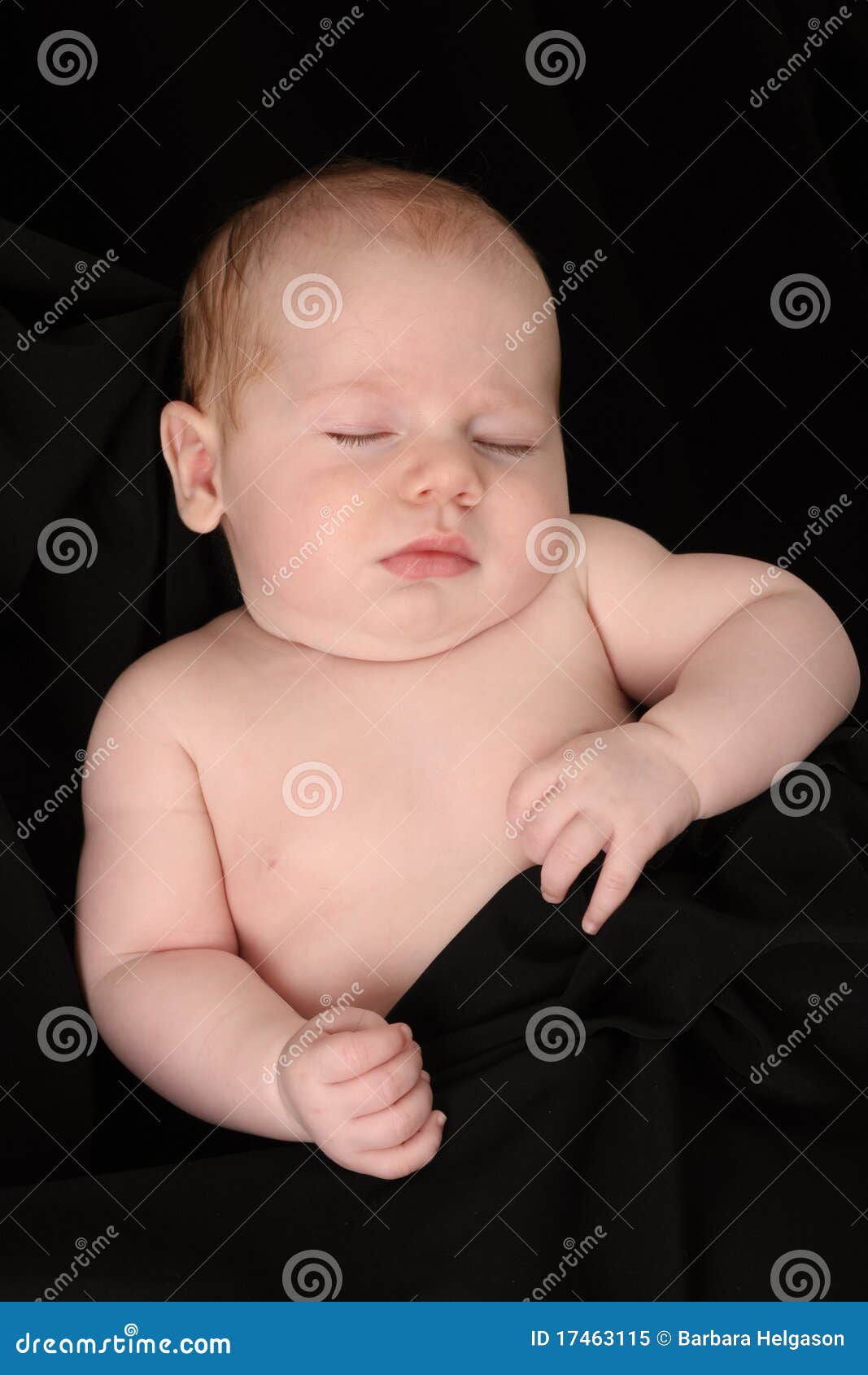 Schlafendes Baby stockbild. Bild von narzisse, neugeboren - 17463115