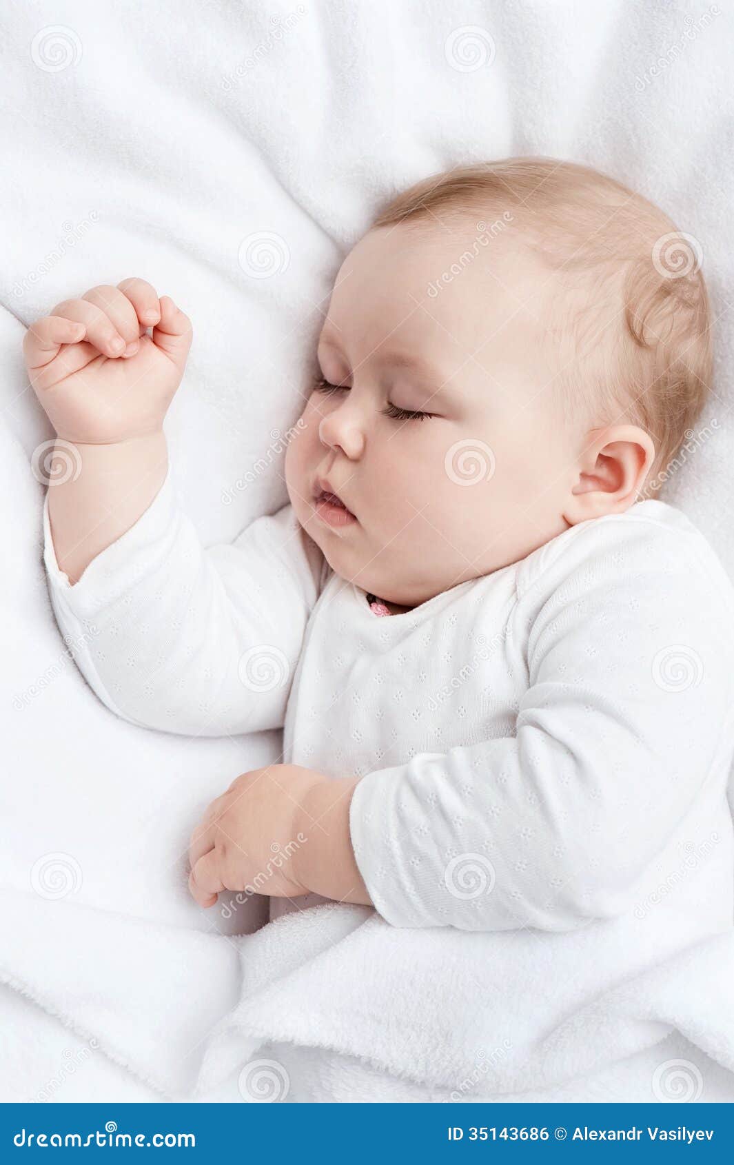 Schlafendes Baby stockfoto. Bild von ruhe, hand, schlaf - 35143686