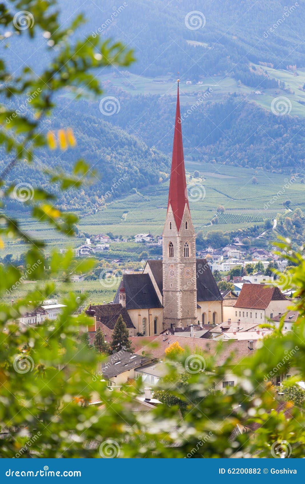 Schlanders/Silandro in Val Venosta (South Tyrol) Stock Photo - Image of ...