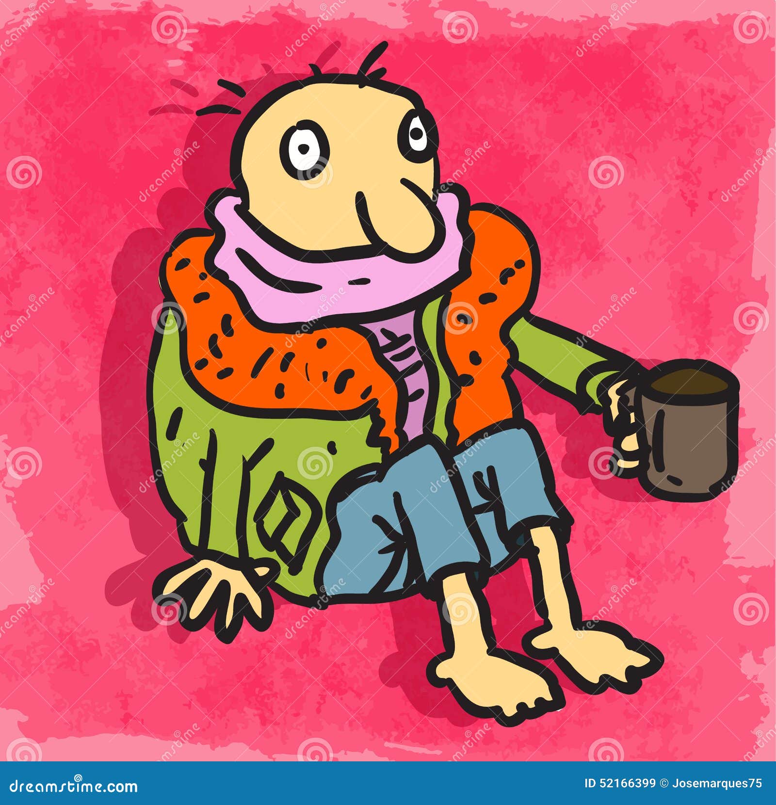 Schlechte Illustration Der Karikatur, Vektorikone Vektor Abbildung ...