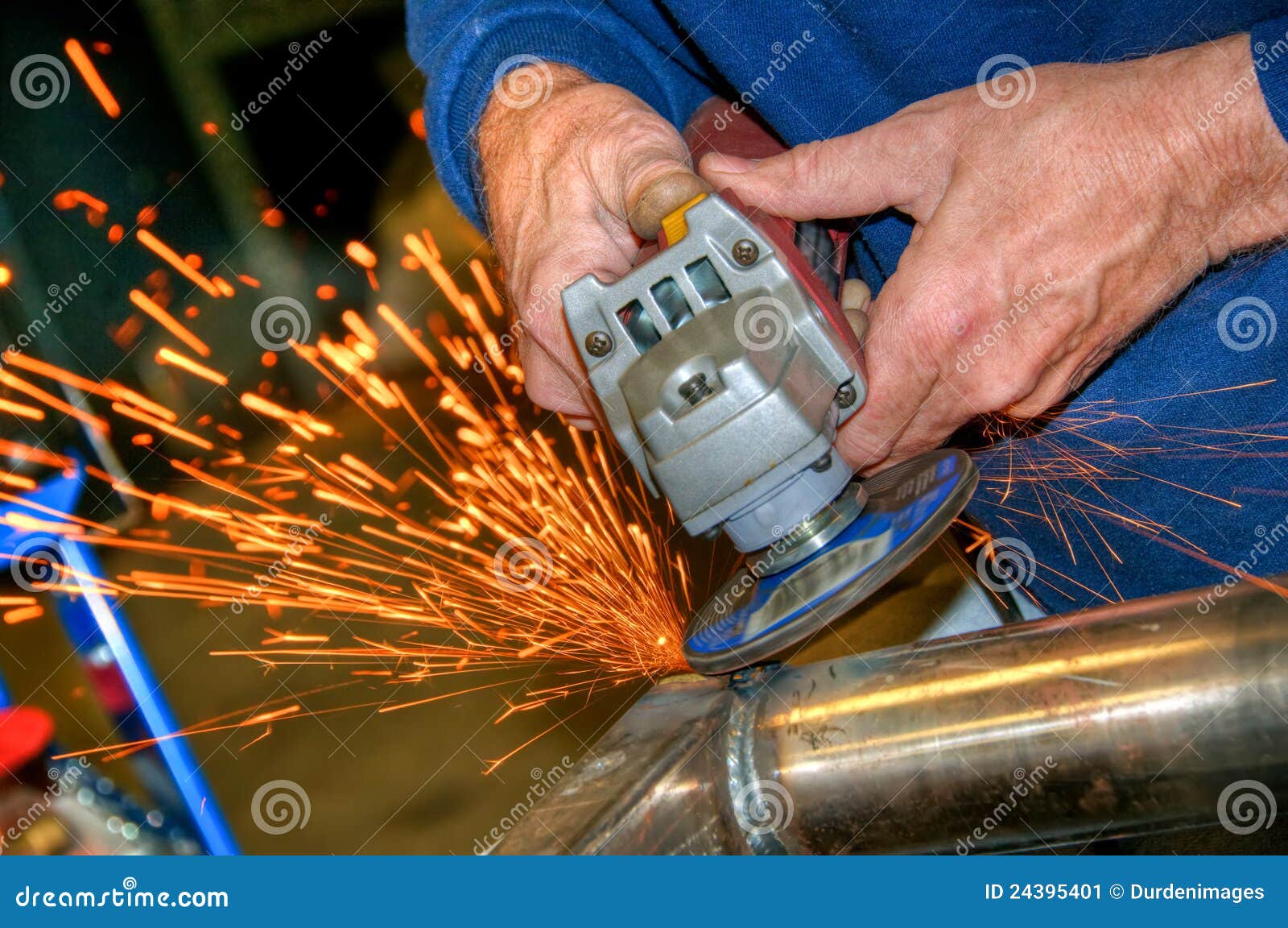 Schleifer stockbild. Bild von schleifer, hände, arbeit - 24395401
