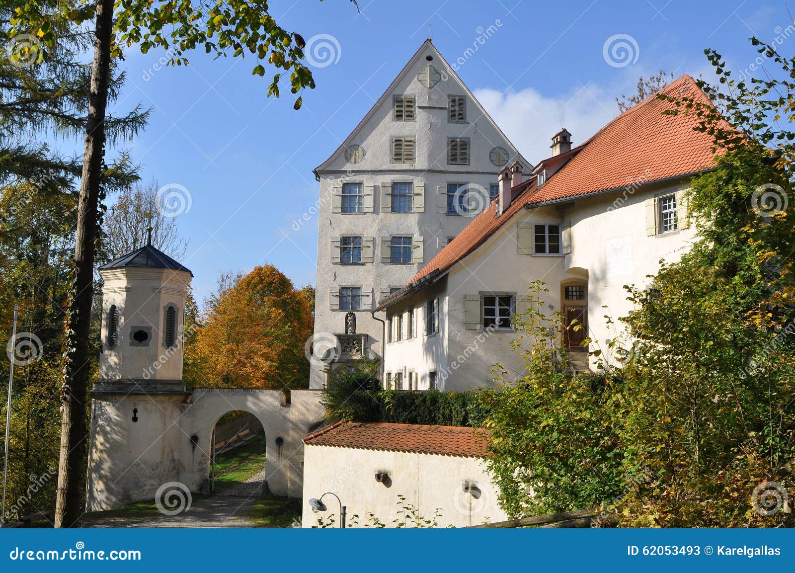 Schloss Achberg, Deutschland Stockbild - Bild von chateau, himmel: 62053493