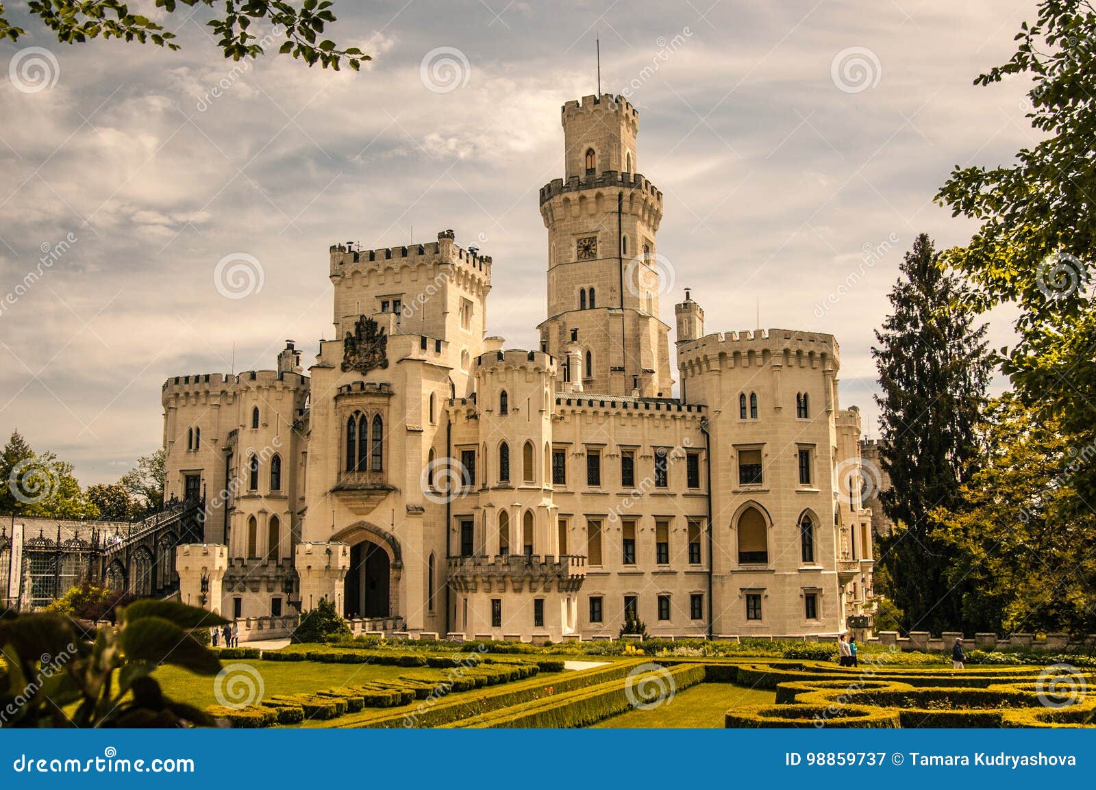 Schloss Frauenberg imagen de archivo. Imagen de nubes - 98859737