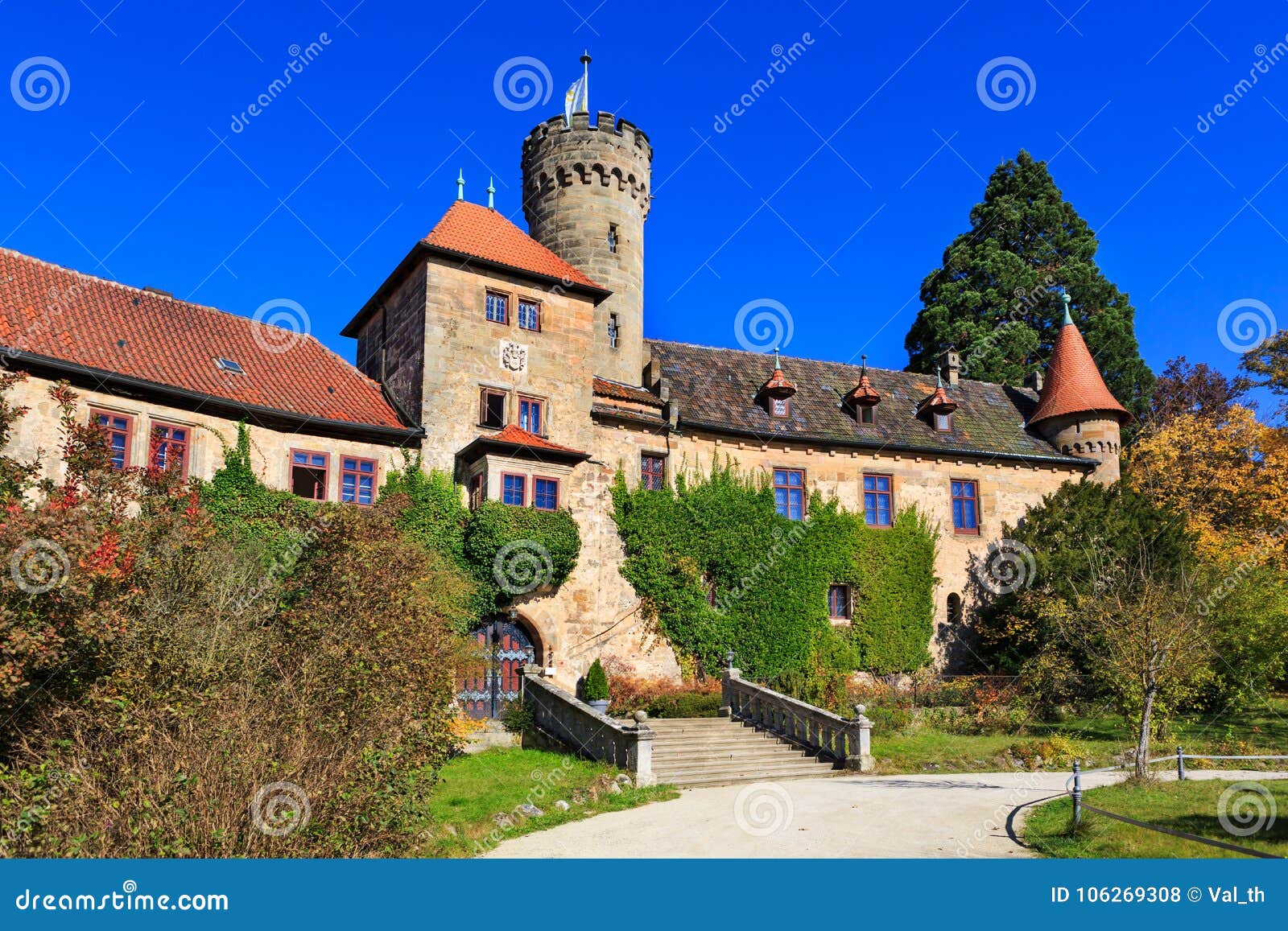 Schloss Hohenstein 编辑类库存照片. 图片 包括有 欧洲, 上面, 地标, 旅行, 德国 - 106269308