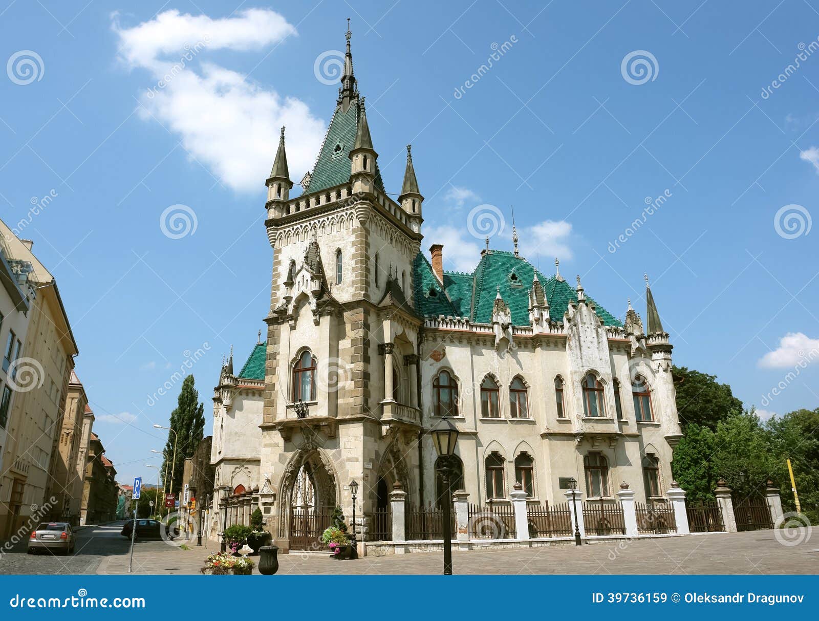 Schloss in Kosice-Stadt. stockbild. Bild von jahreszeit - 39736159