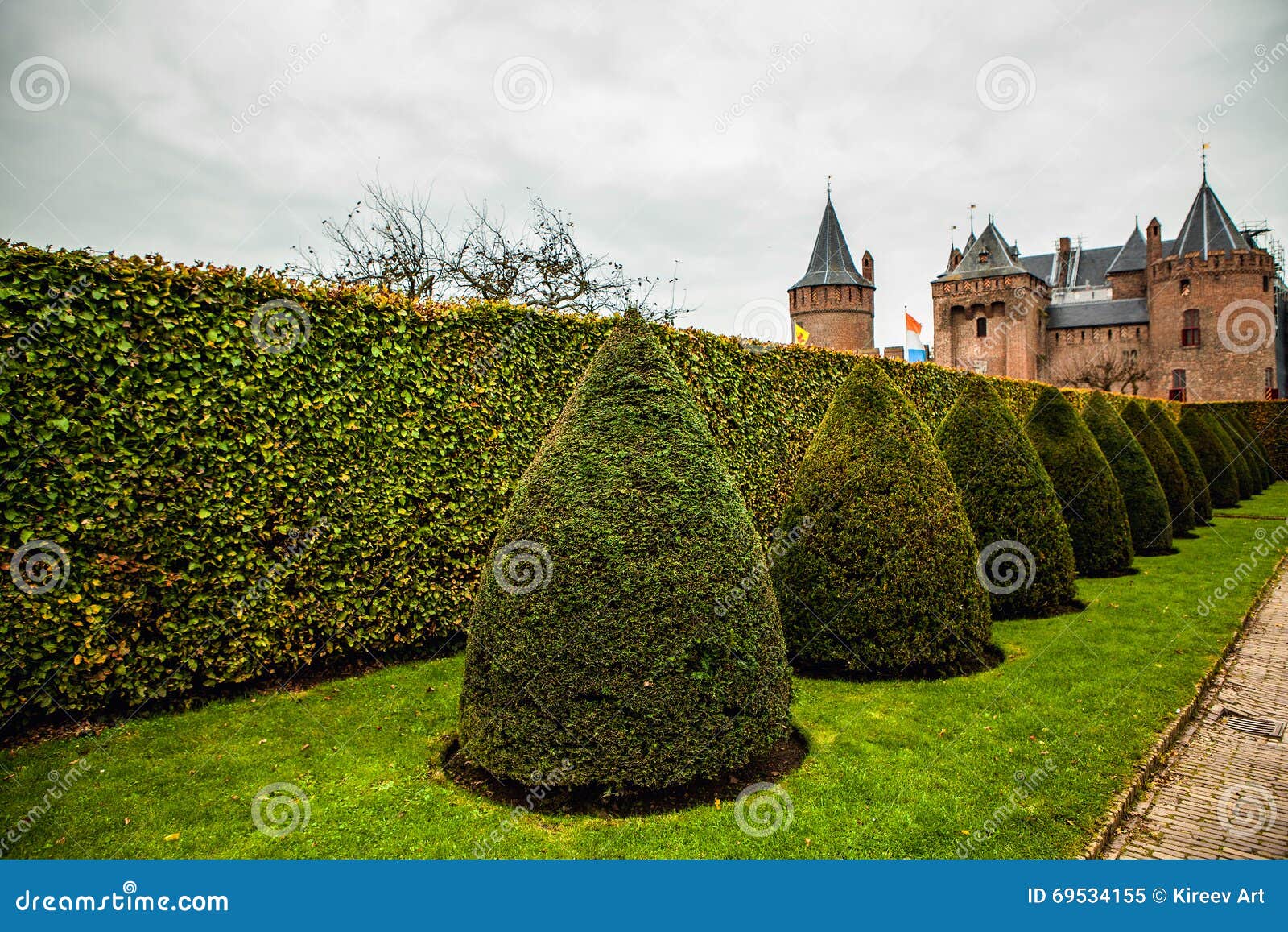 Schloss Muiderslot Muiden in Muiden, Noord-Holland, Die Niederlande ... Schloss Muiderslot Muiden in Muiden, Noord-Holland, Die Niederlande ...