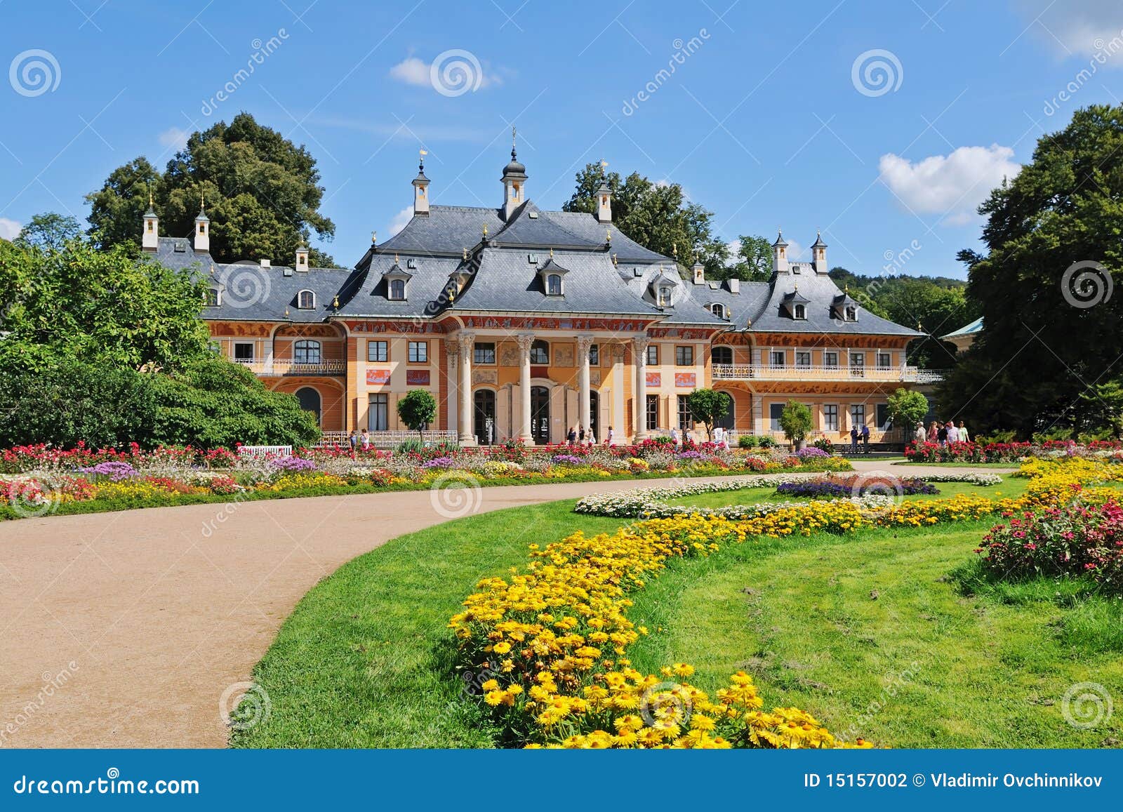 Schloss Pillnitz, Dresden stock photo. Image of structure - 15157002