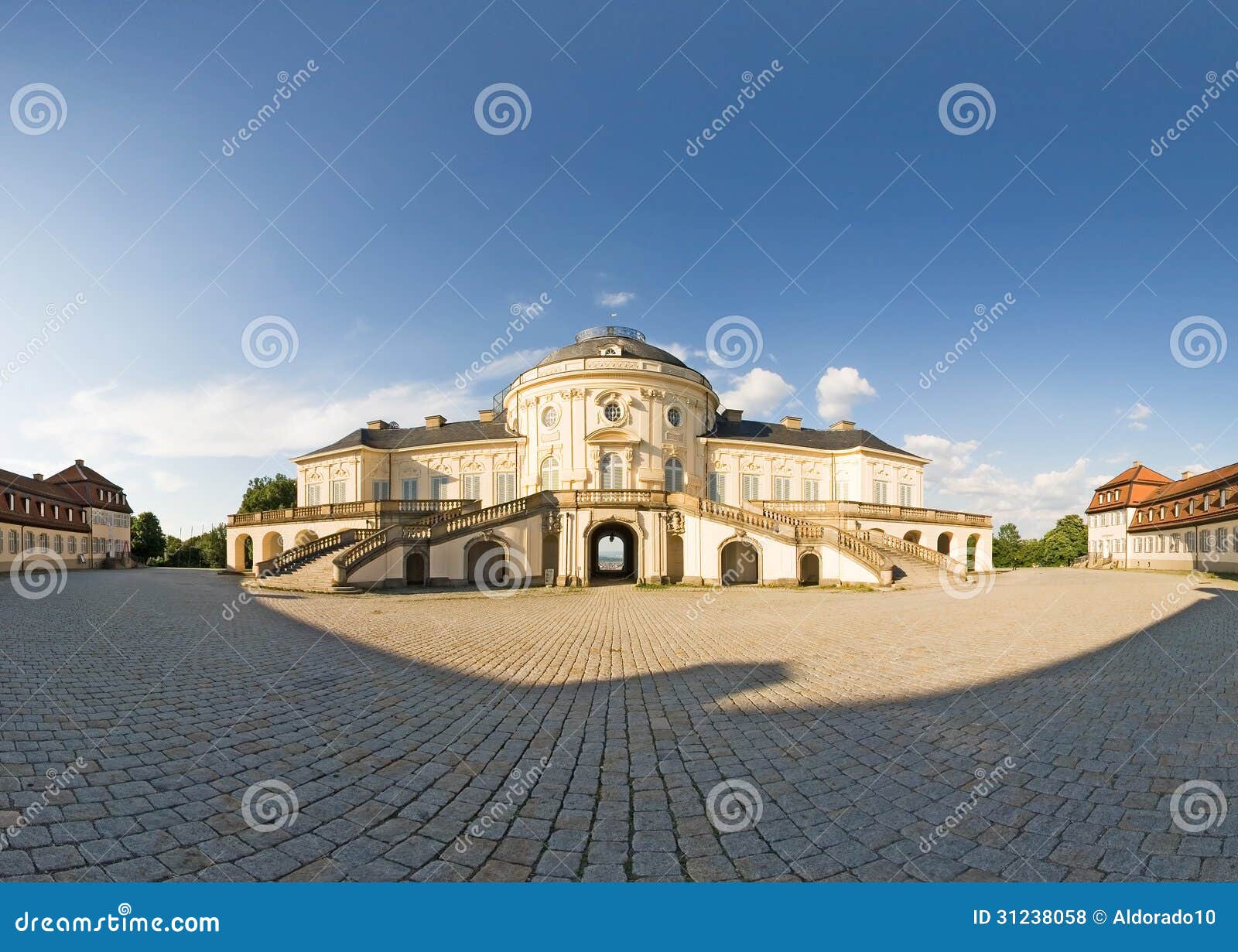 Schloss Solitude stock photo. Image of historical, natural - 31238058