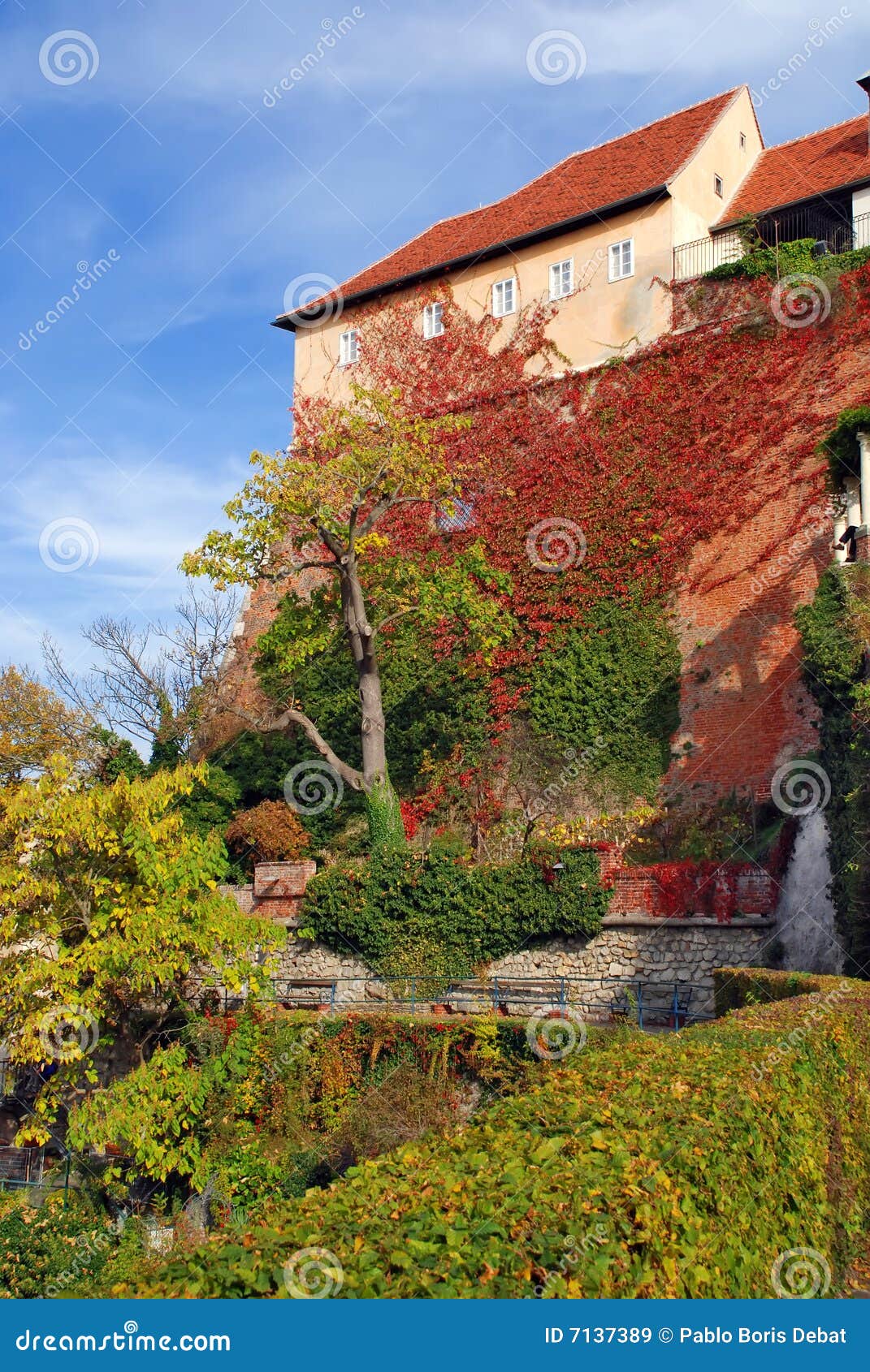 Schlossberg Castle at Graz - Austria Stock Image - Image of history ...