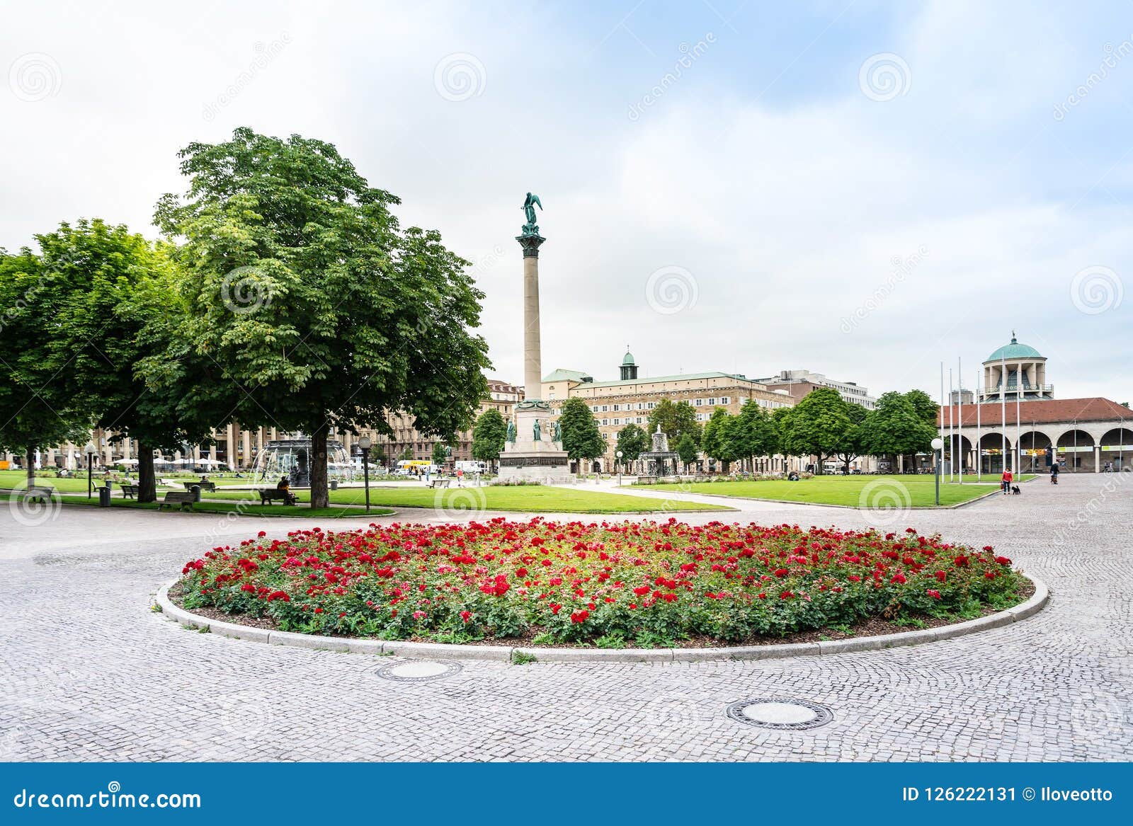 Schlossplatz is the Largest Square in the Center of Stuttgart, GERMANY ...