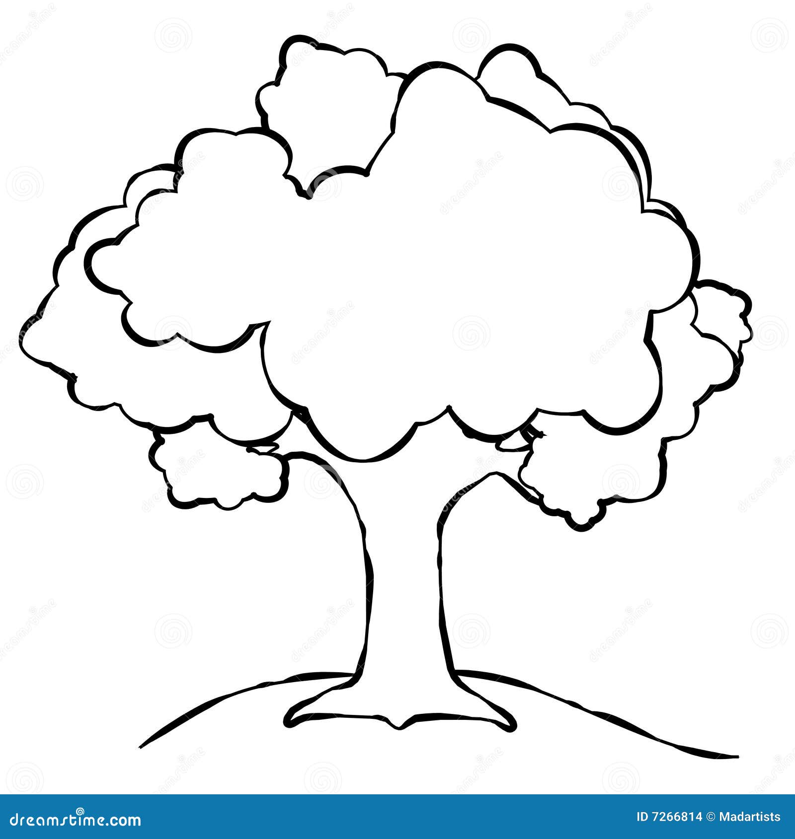 Schéma Simple Arbre Images stock - Image: 7266814