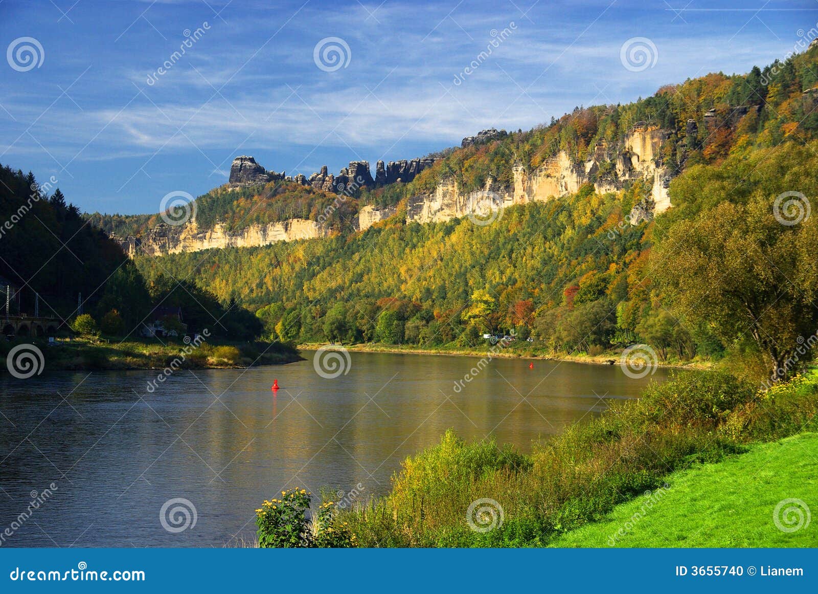 Schmilka 03 stock photo. Image of formation, elbsandstein - 3655740